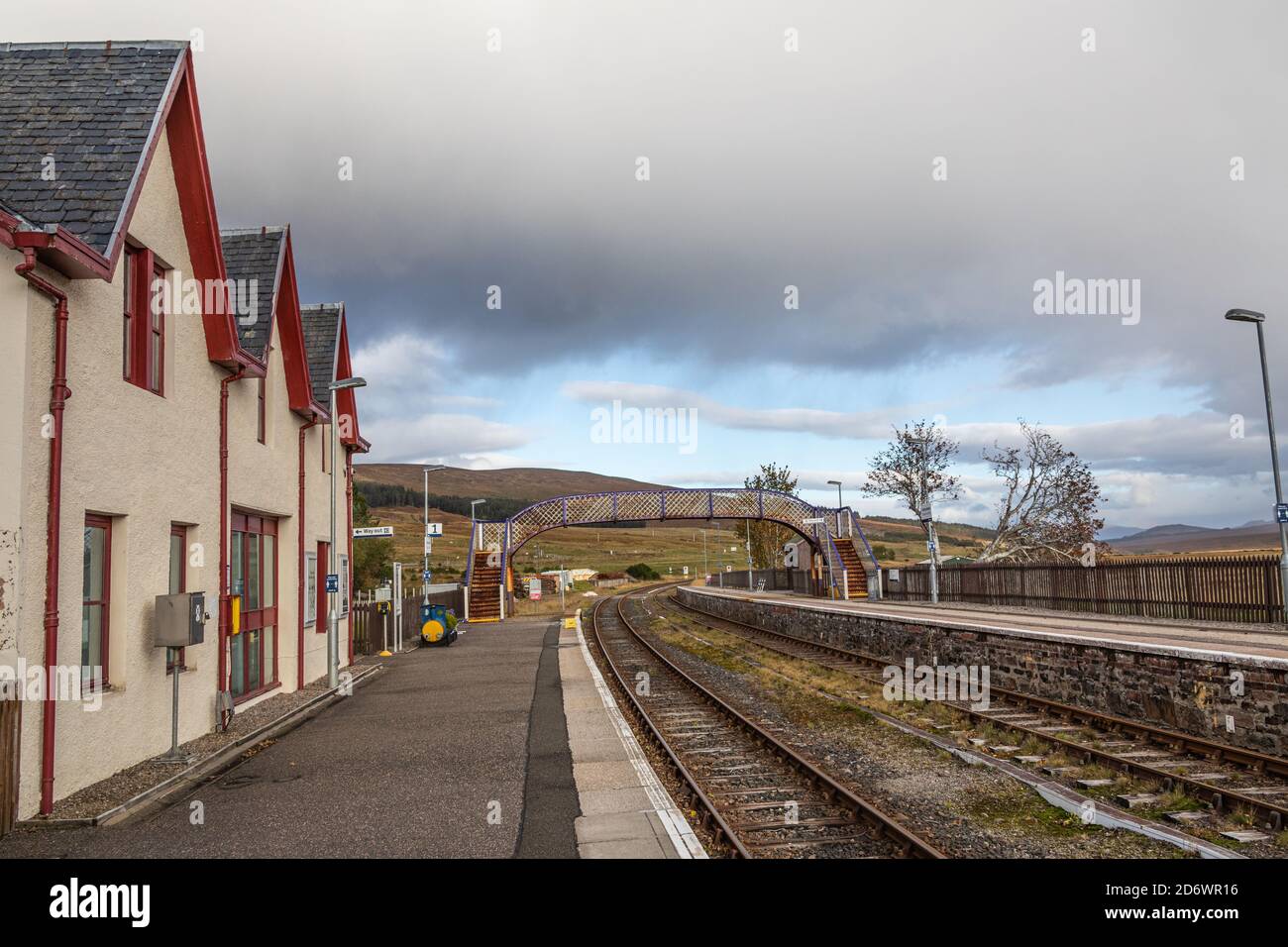 Achnasheen railway station, Wester Ross, Ross-shire, Highlands ...