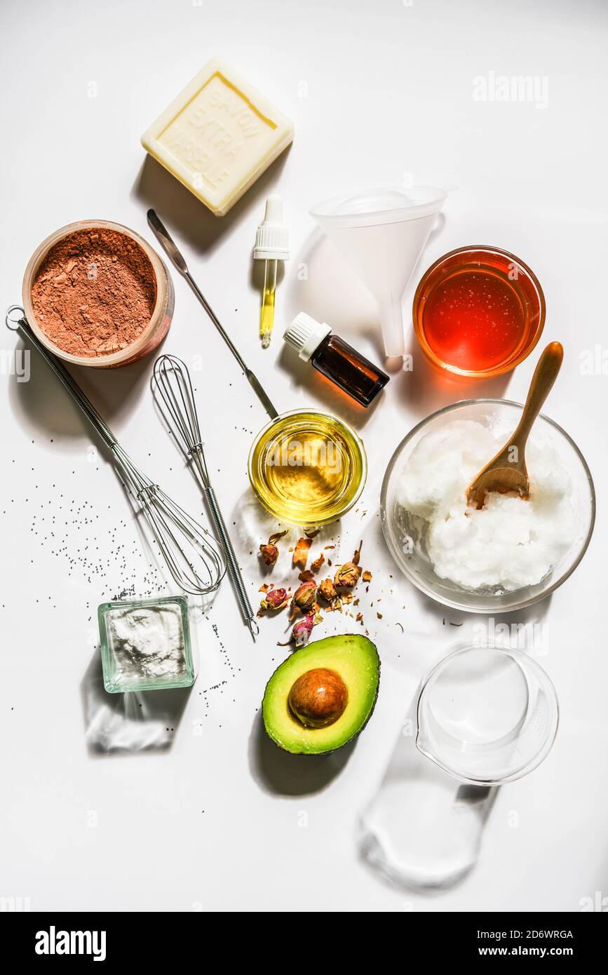 Home made cosmetics Stock Photo - Alamy