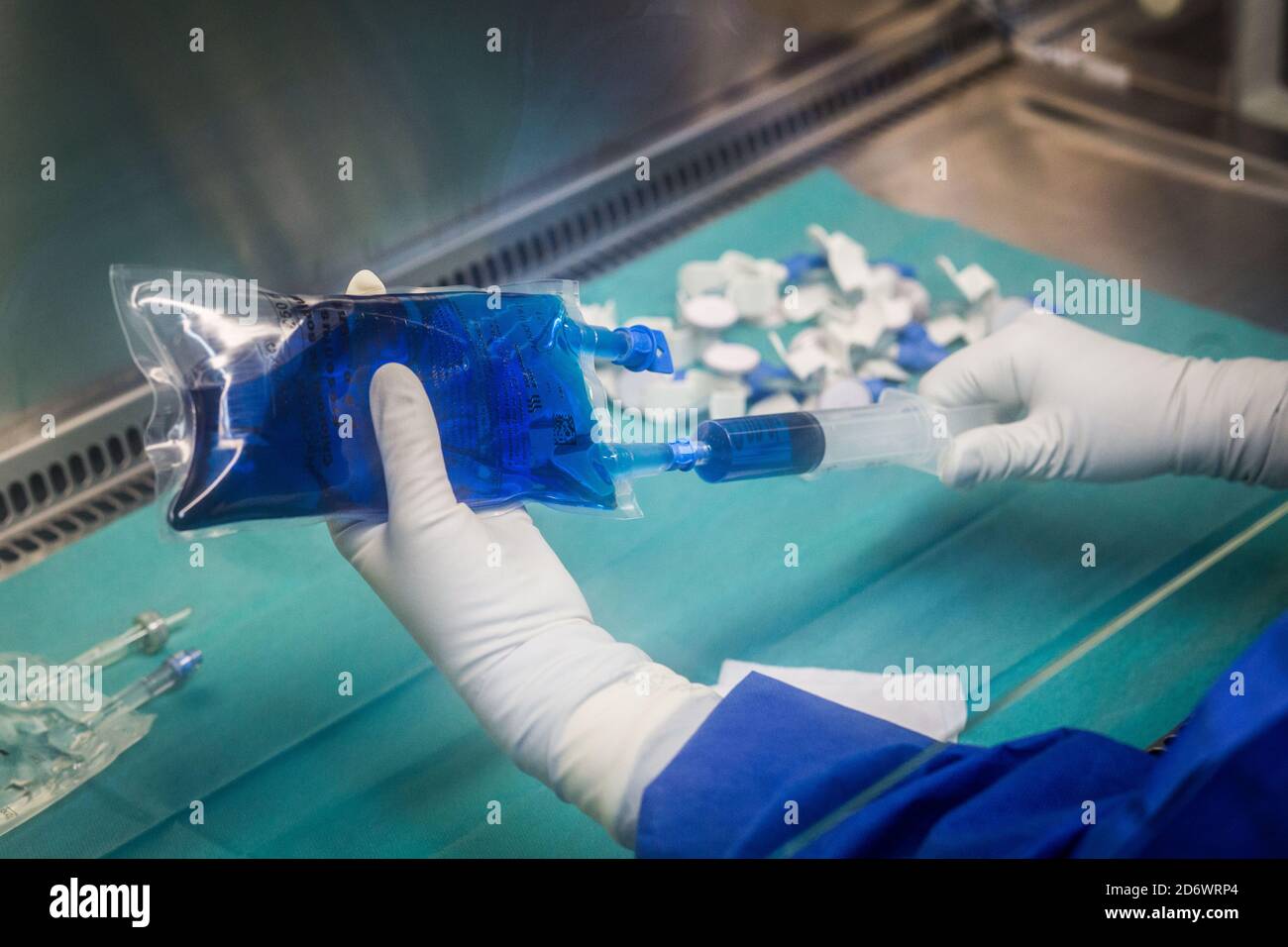 Production of chemotherapy and biotherapy treatments in a hospital ...