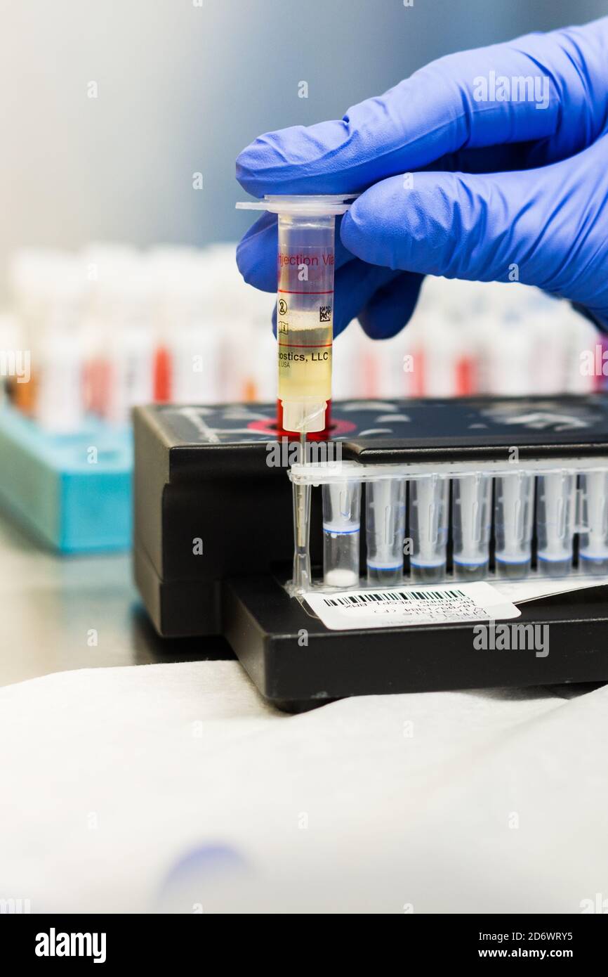 Sample identification hi-res stock photography and images - Alamy