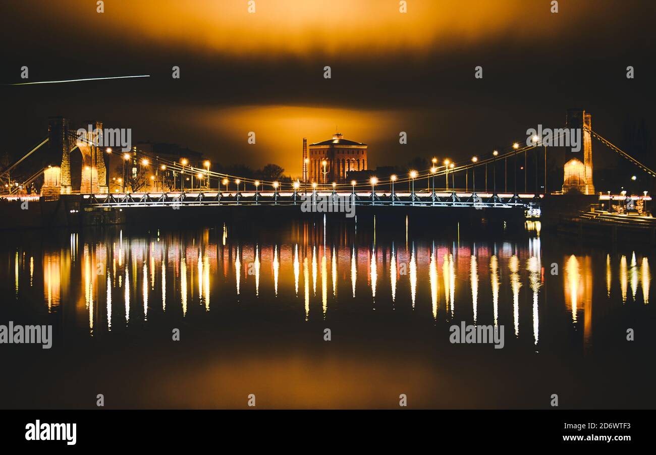 Wroclaw grunwald bridge most grunwaldzki hi-res stock photography and ...