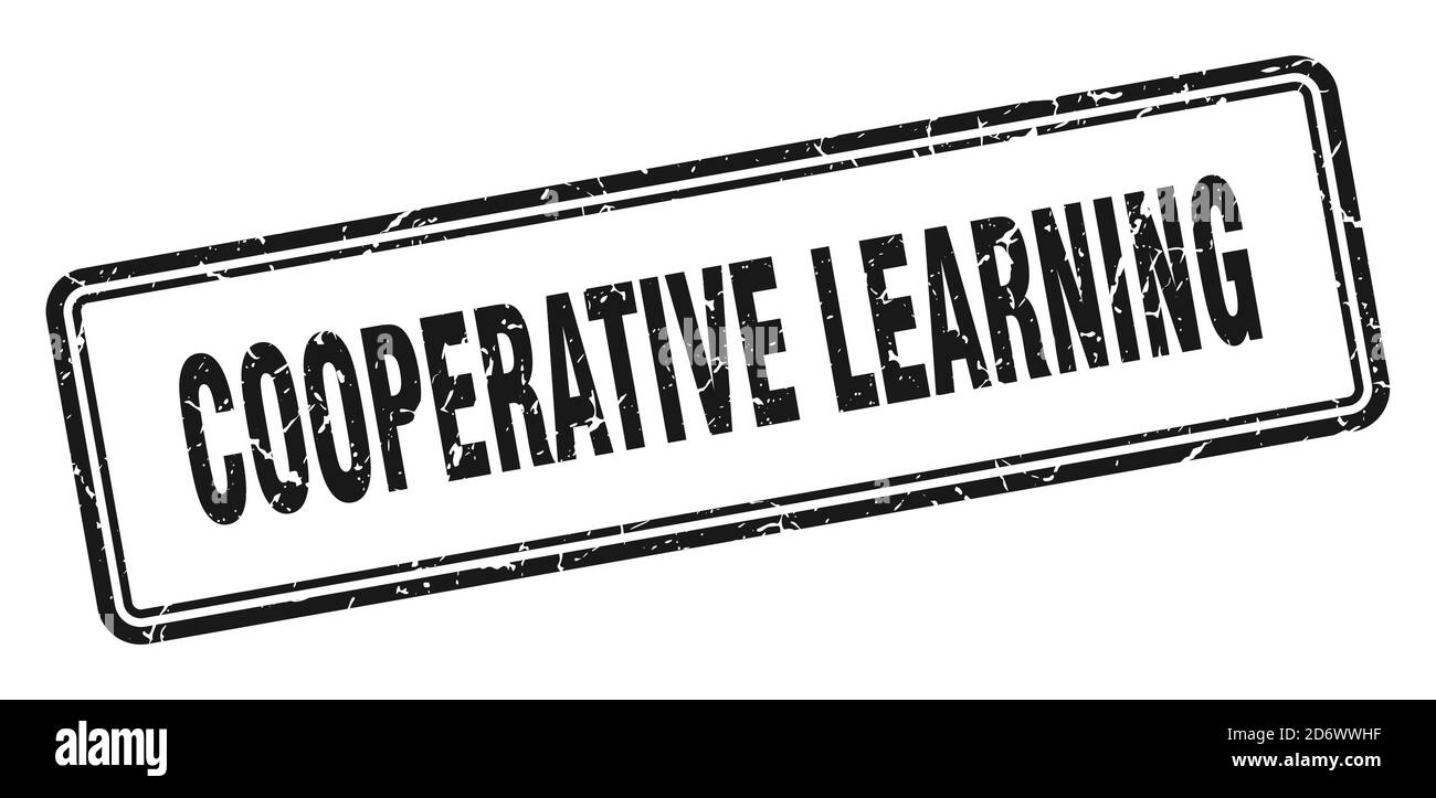 cooperative learning stamp. square grunge sign isolated on white background Stock Vector Image ...