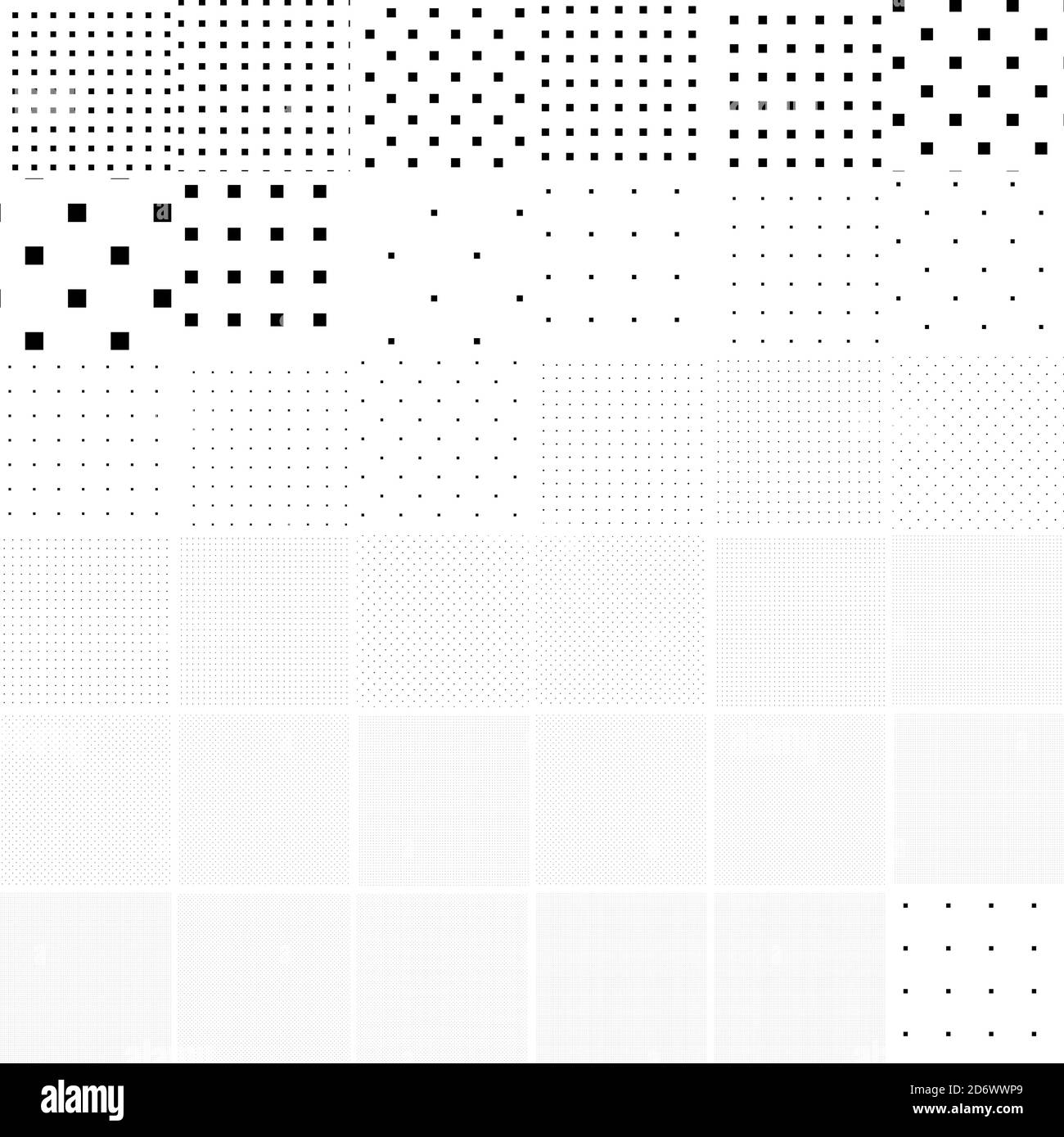 Simple, plain squares repeatable, seamless background, pattern set ...