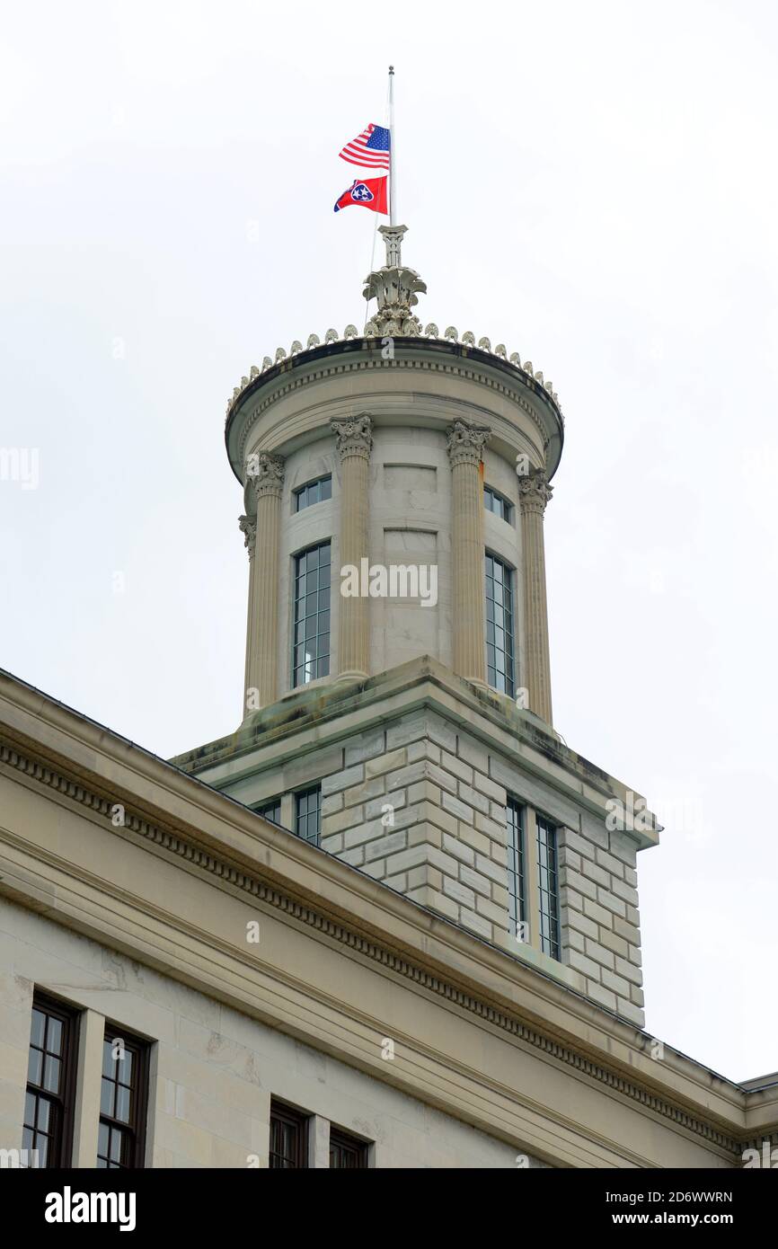 Tennessee State Capitol, Nashville, Tennessee TN, USA. This building ...