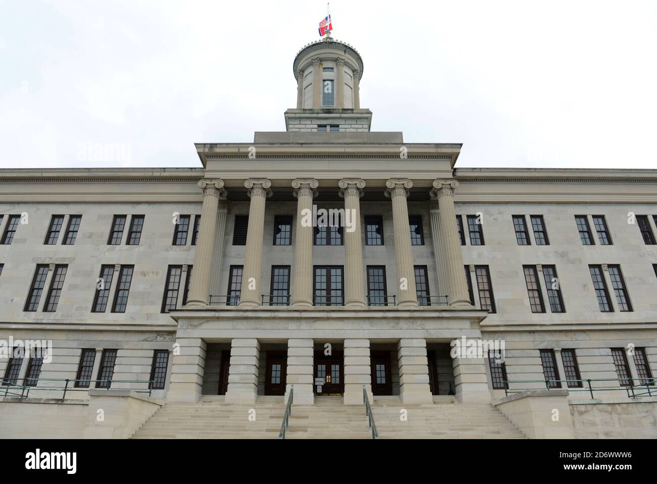 Tennessee State Capitol, Nashville, Tennessee TN, USA. This building, built with Greek Revival ...