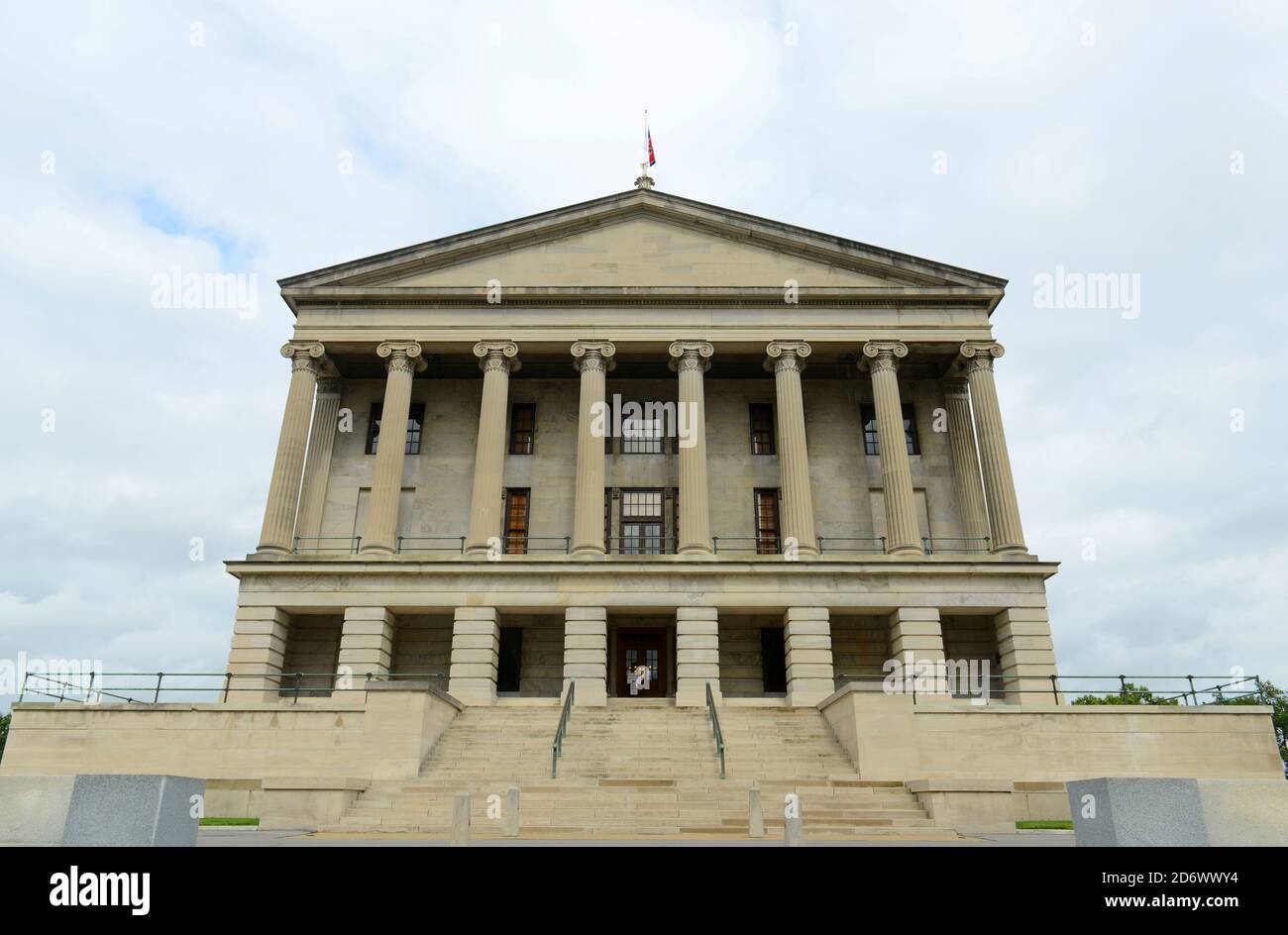 Tennessee State Capitol, Nashville, Tennessee TN, USA. This building, built with Greek Revival ...