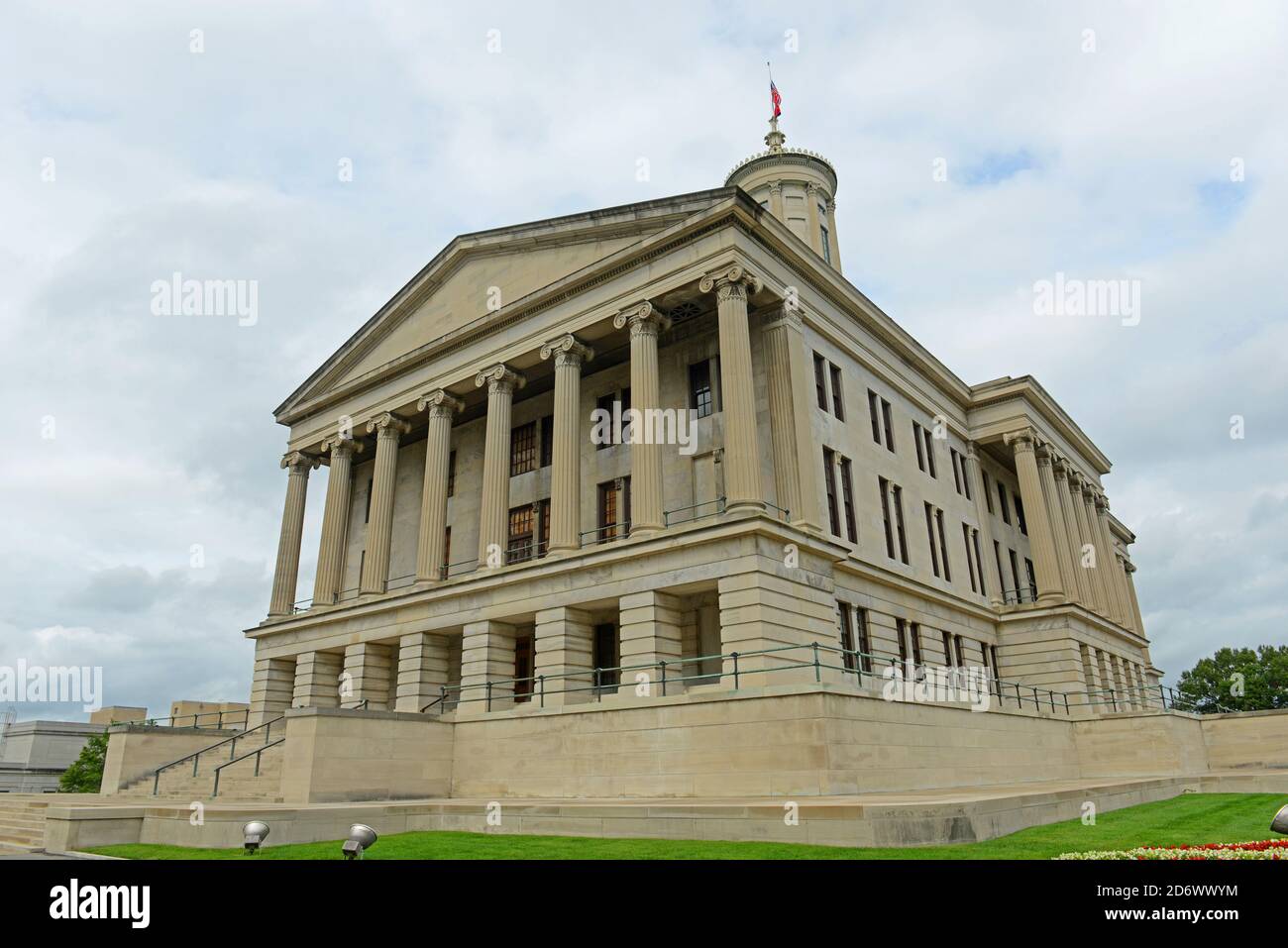 Tennessee State Capitol, Nashville, Tennessee TN, USA. This building, built with Greek Revival ...