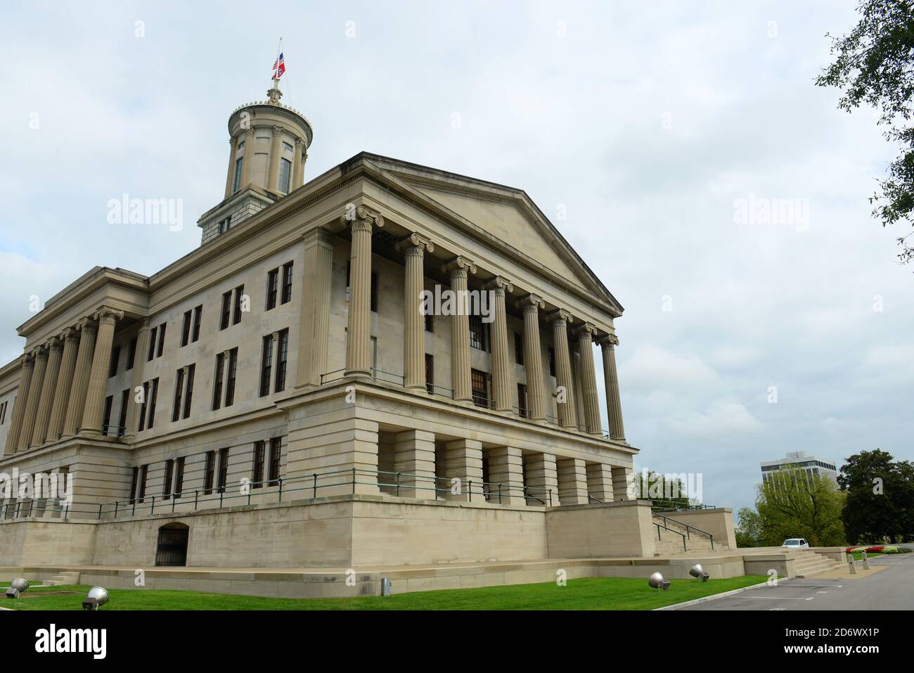 Tennessee State Capitol, Nashville, Tennessee TN, USA. This building, built with Greek Revival ...