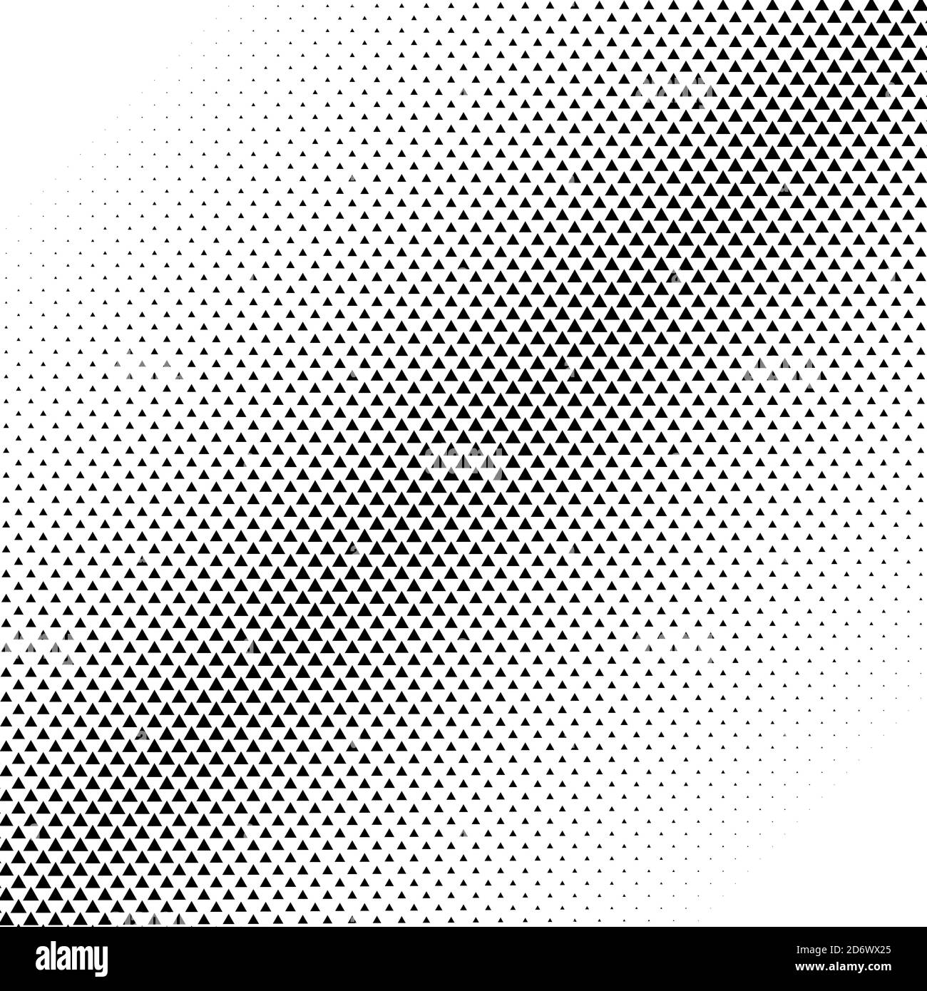 Triangles halftone vector illustration. Triangle geometric background ...