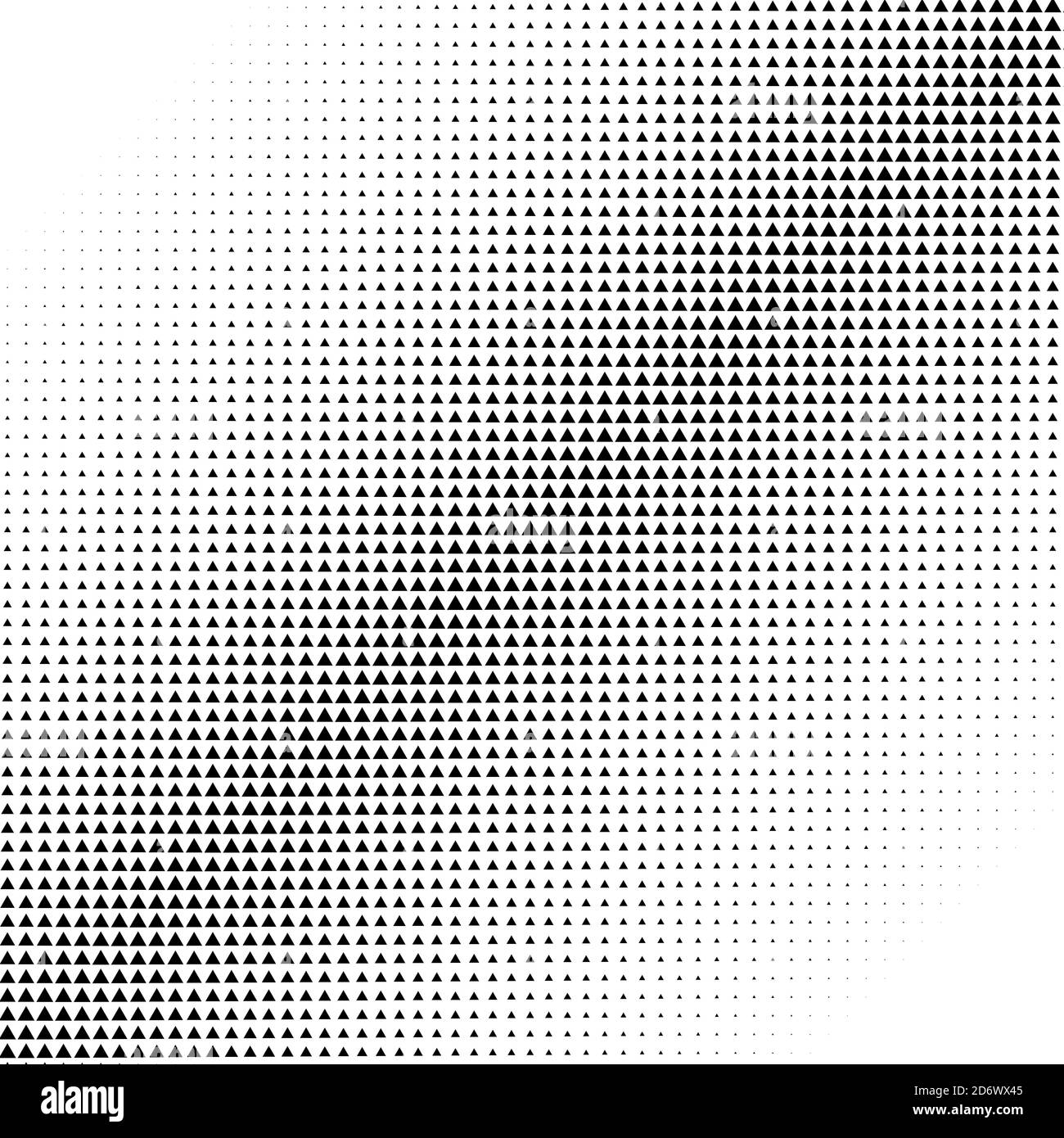Triangles halftone vector illustration. Triangle geometric background ...