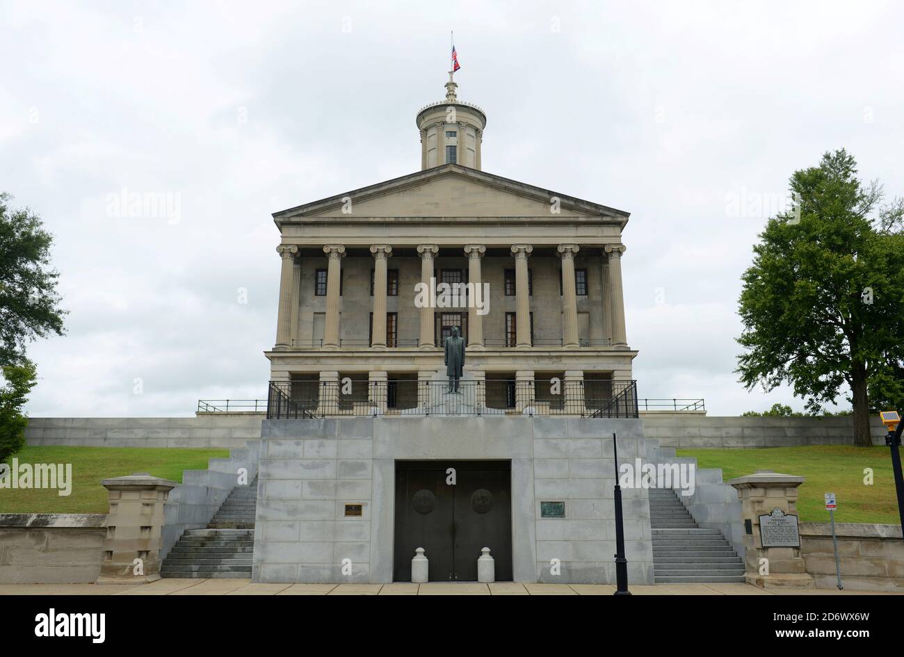 Tennessee State Capitol, Nashville, Tennessee TN, USA. This building, built with Greek Revival ...