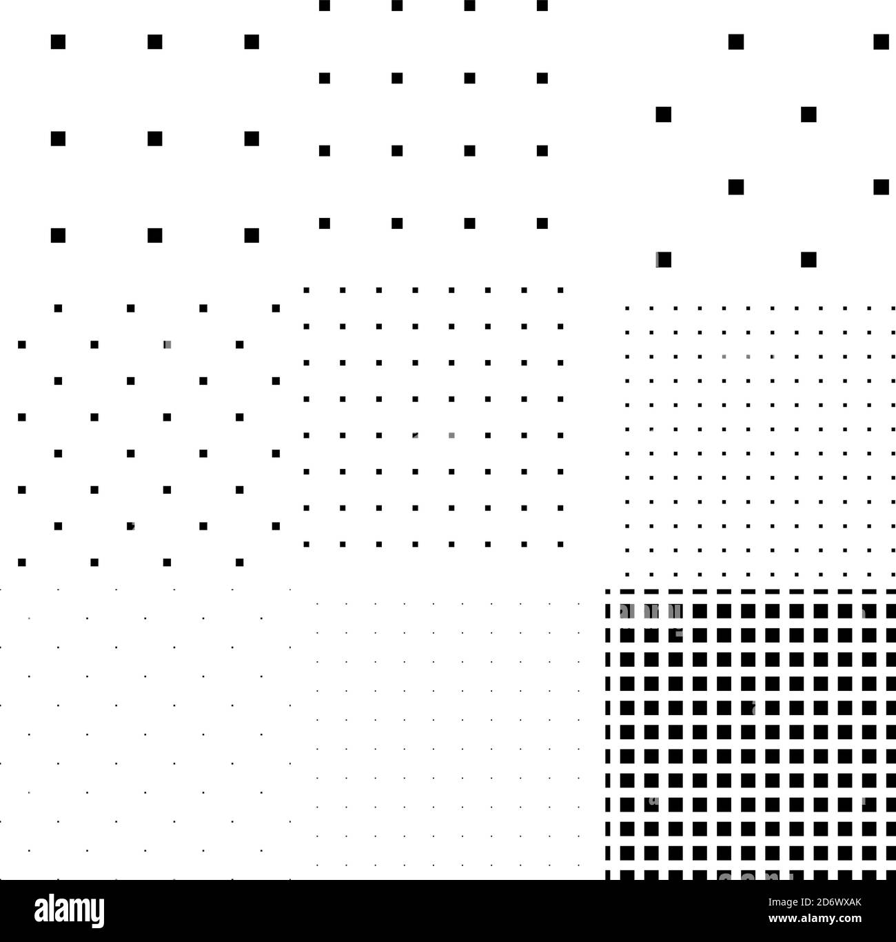 Simple, plain squares repeatable, seamless background, pattern set ...
