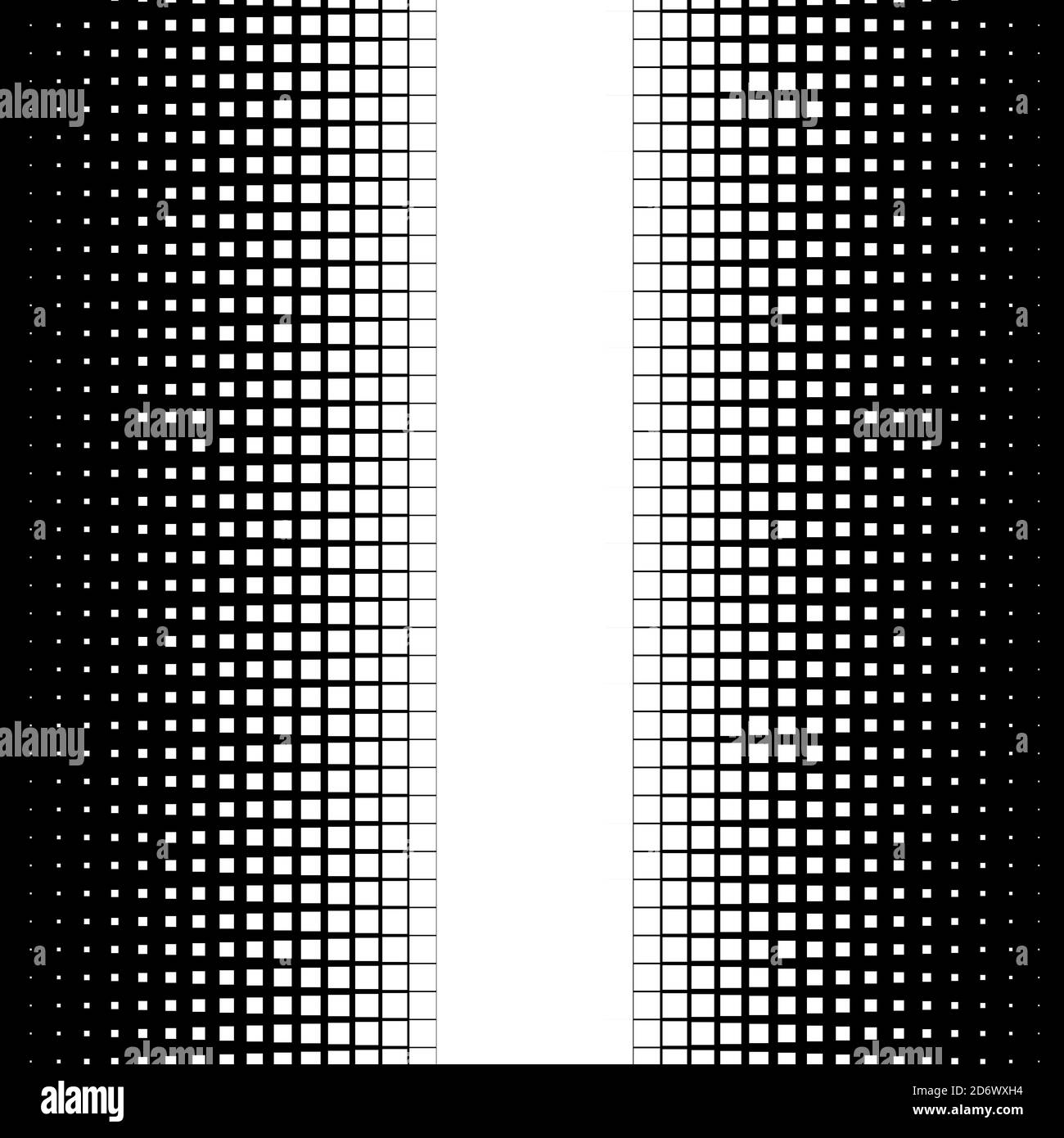 Squares halftone (half tone) texture, pattern background. Blocks ...
