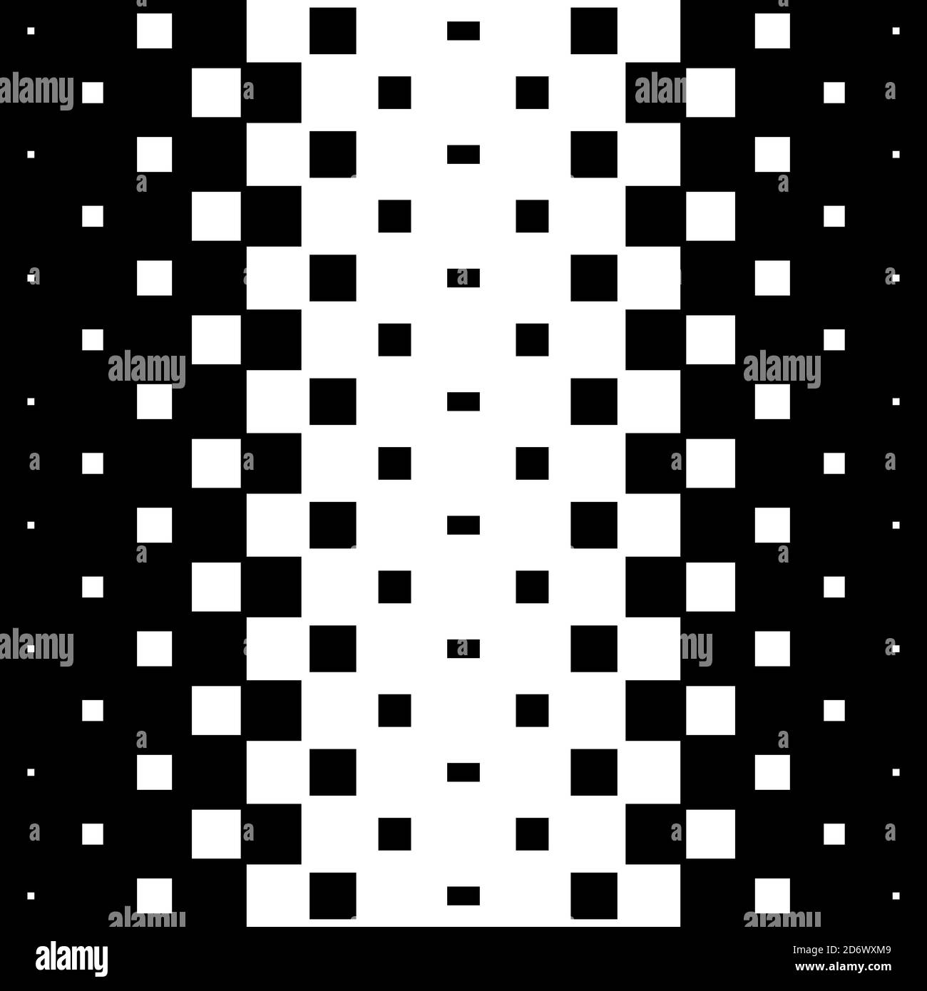Squares halftone (half tone) texture, pattern background. Blocks ...