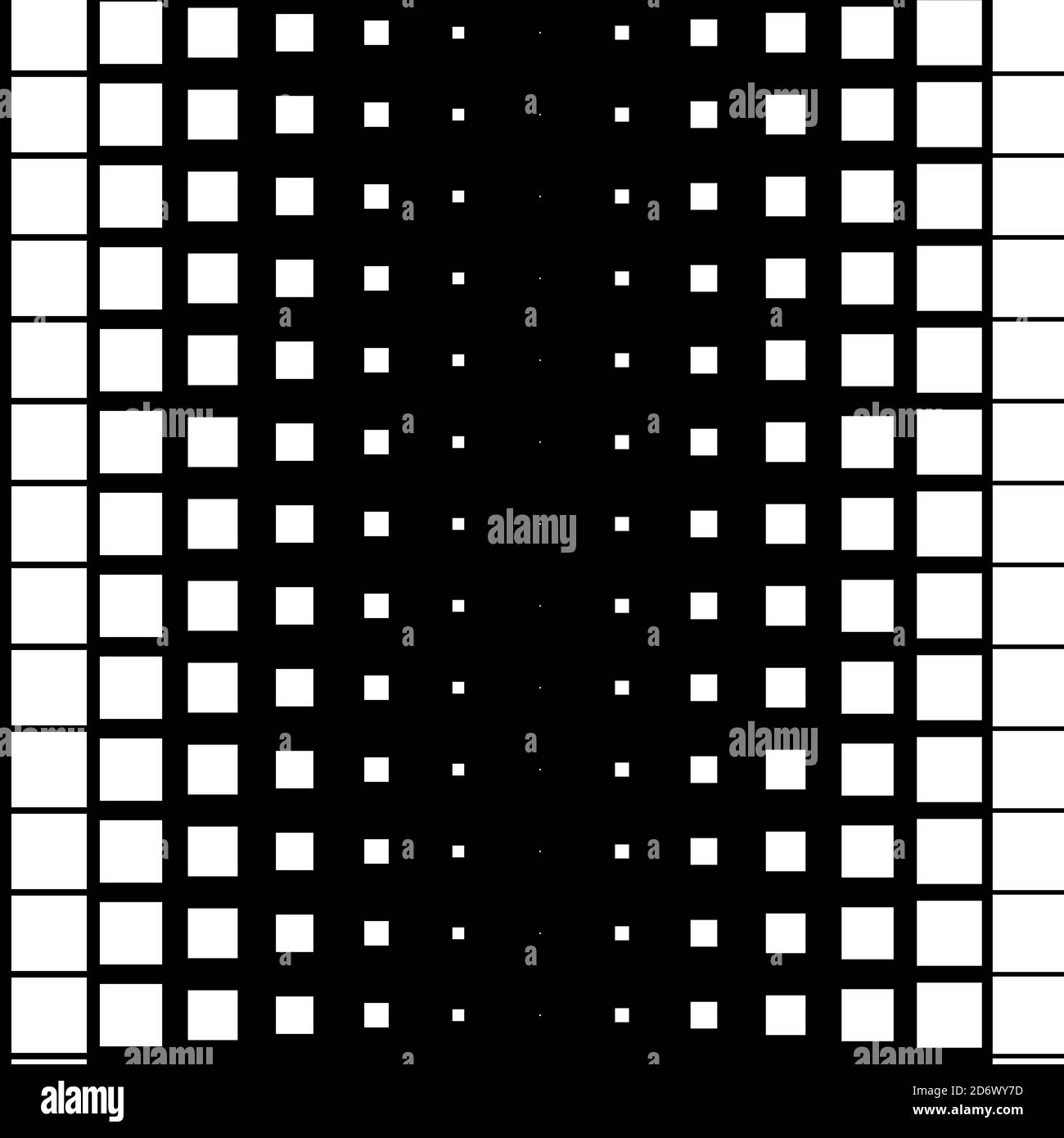 Squares halftone (half tone) texture, pattern background. Blocks ...