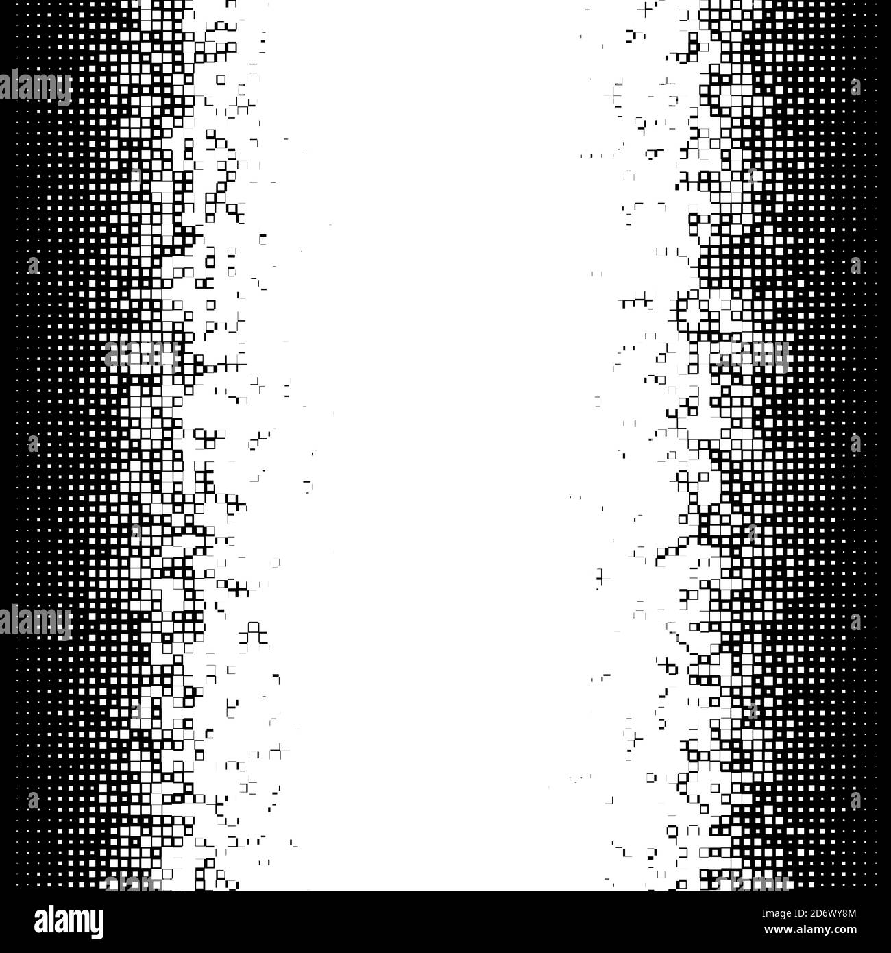 Random squares, blocks halftone (half tone) texture, pattern background ...