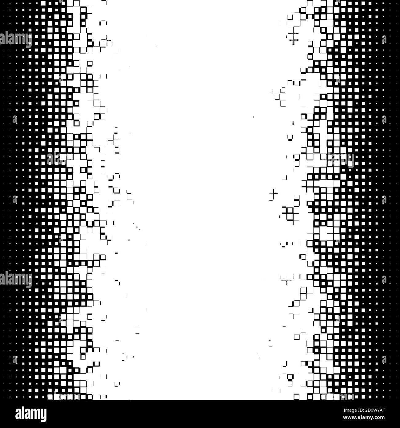 Random squares, blocks halftone (half tone) texture, pattern background ...