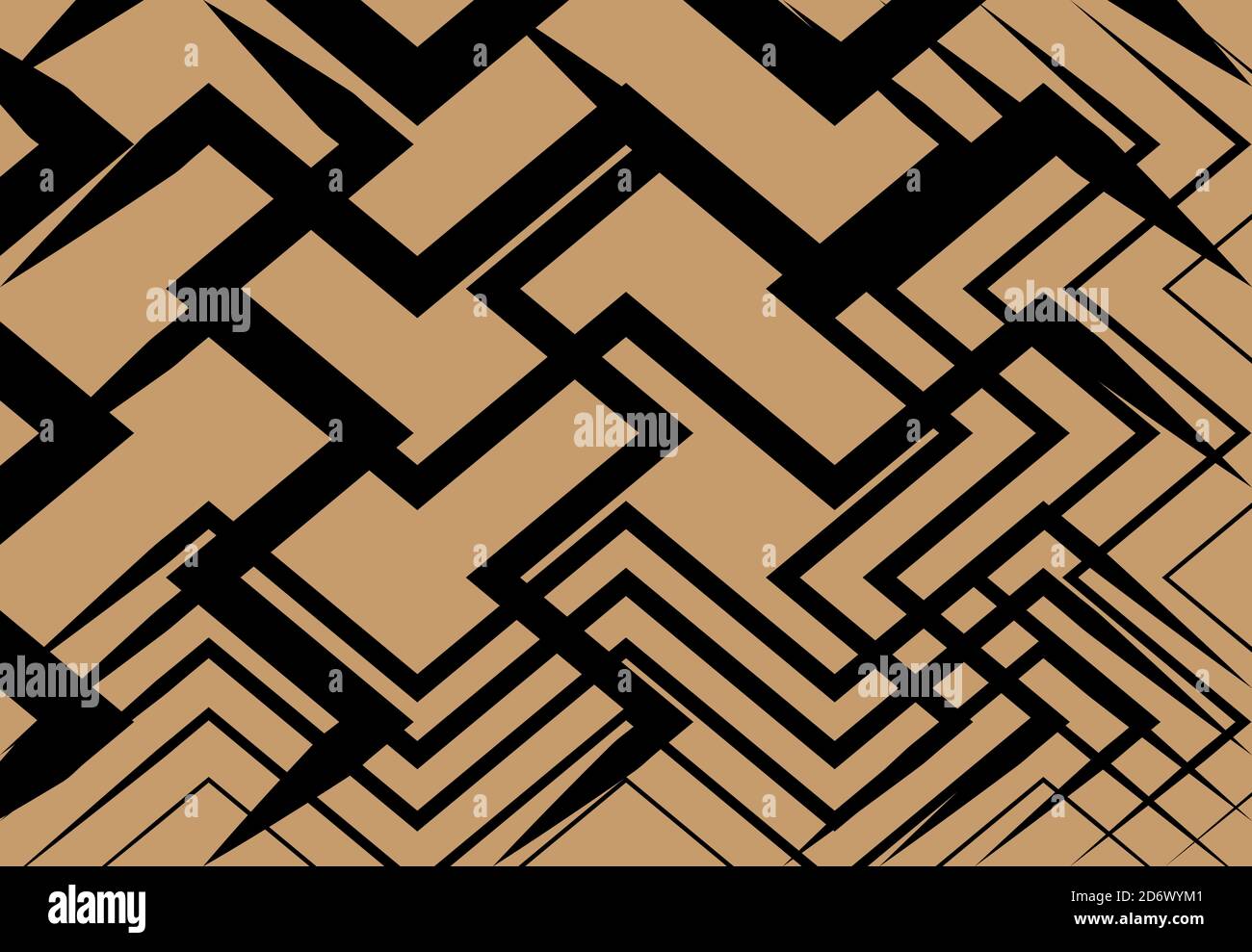 Geometric Structure Network Chaotic Jumble Of Straight Angular Intersecting Lines Abstract