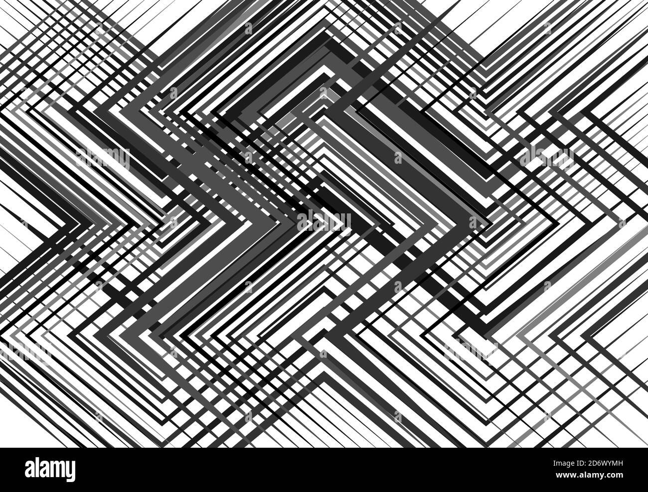 Geometric Structure Network Chaotic Jumble Of Straight Angular Intersecting Lines Abstract
