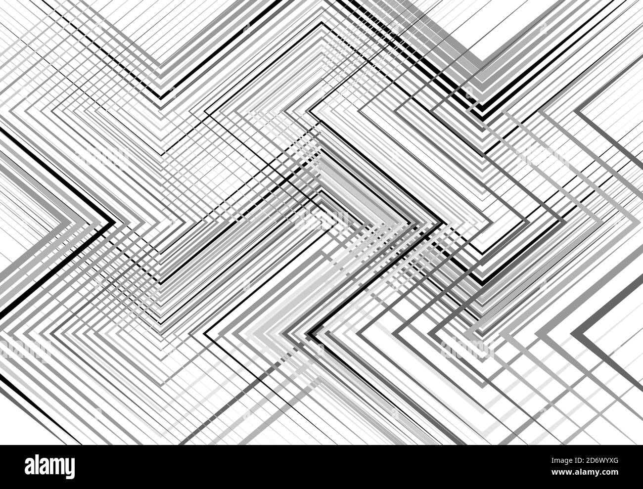 Geometric Structure Network Chaotic Jumble Of Straight Angular Intersecting Lines Abstract