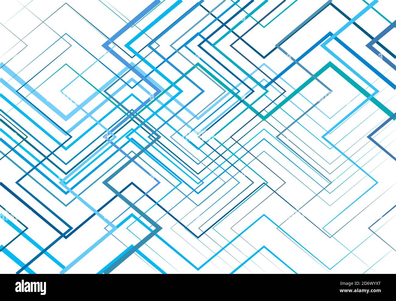 Geometric structure, network, chaotic jumble of straight, angular intersecting lines. Abstract ...
