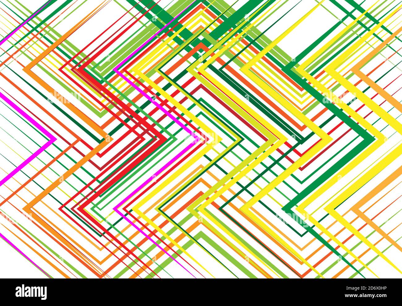 Geometric structure, network, chaotic jumble of straight, angular intersecting lines. Abstract ...
