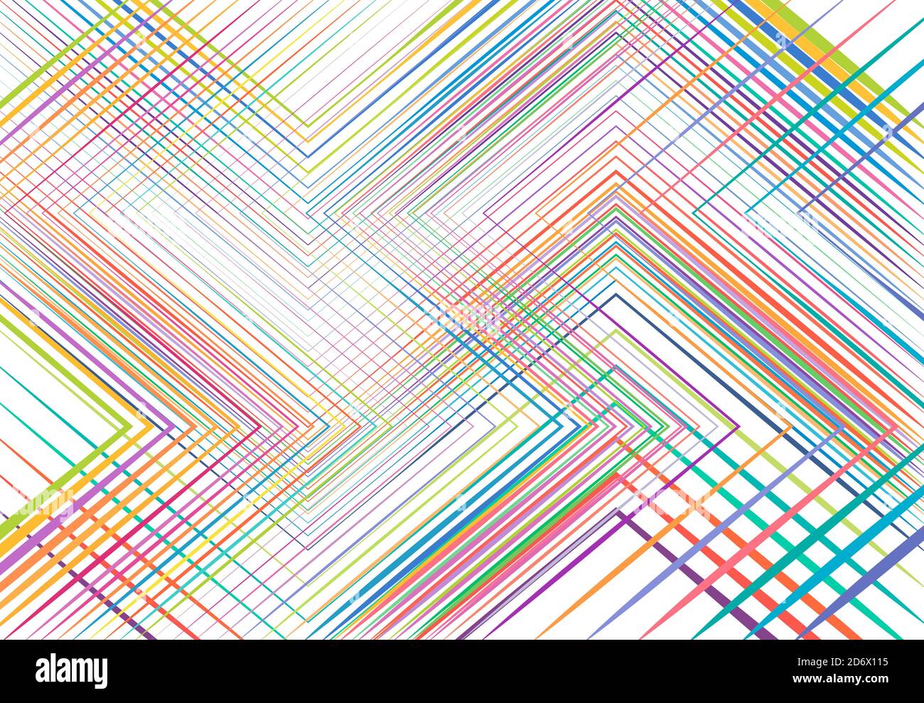 Modern vivid, vibrant geometric structure, network, chaotic jumble of ...