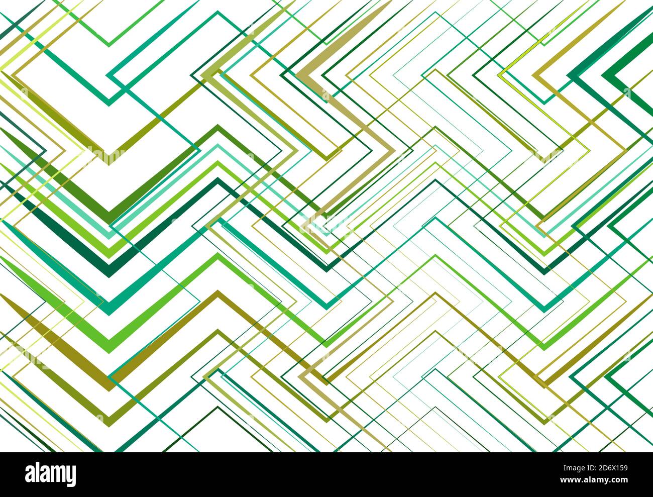 Geometric structure, network, chaotic jumble of straight, angular ...