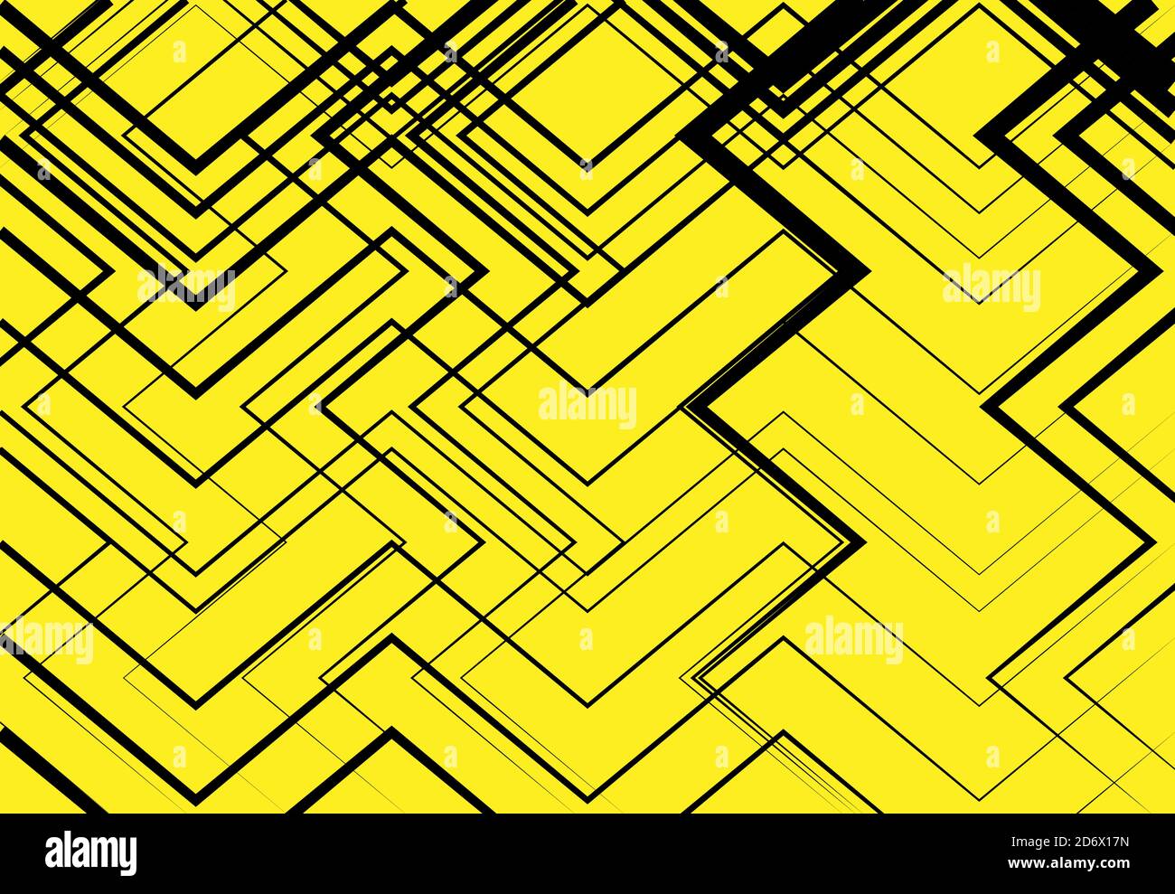 Geometric Structure Network Chaotic Jumble Of Straight Angular