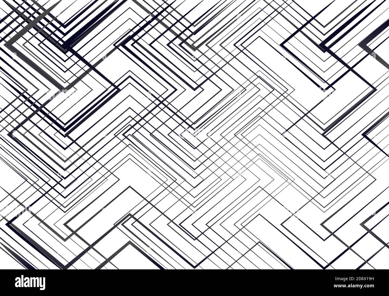 Geometric Structure Network Chaotic Jumble Of Straight Angular Intersecting Lines Abstract