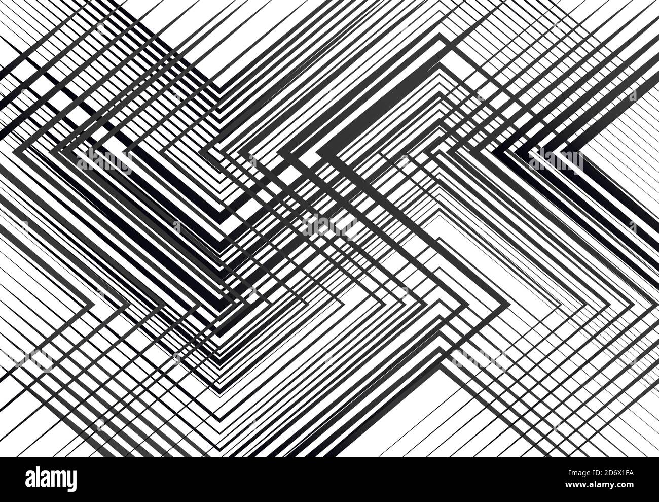 Geometric Structure Network Chaotic Jumble Of Straight Angular Intersecting Lines Abstract