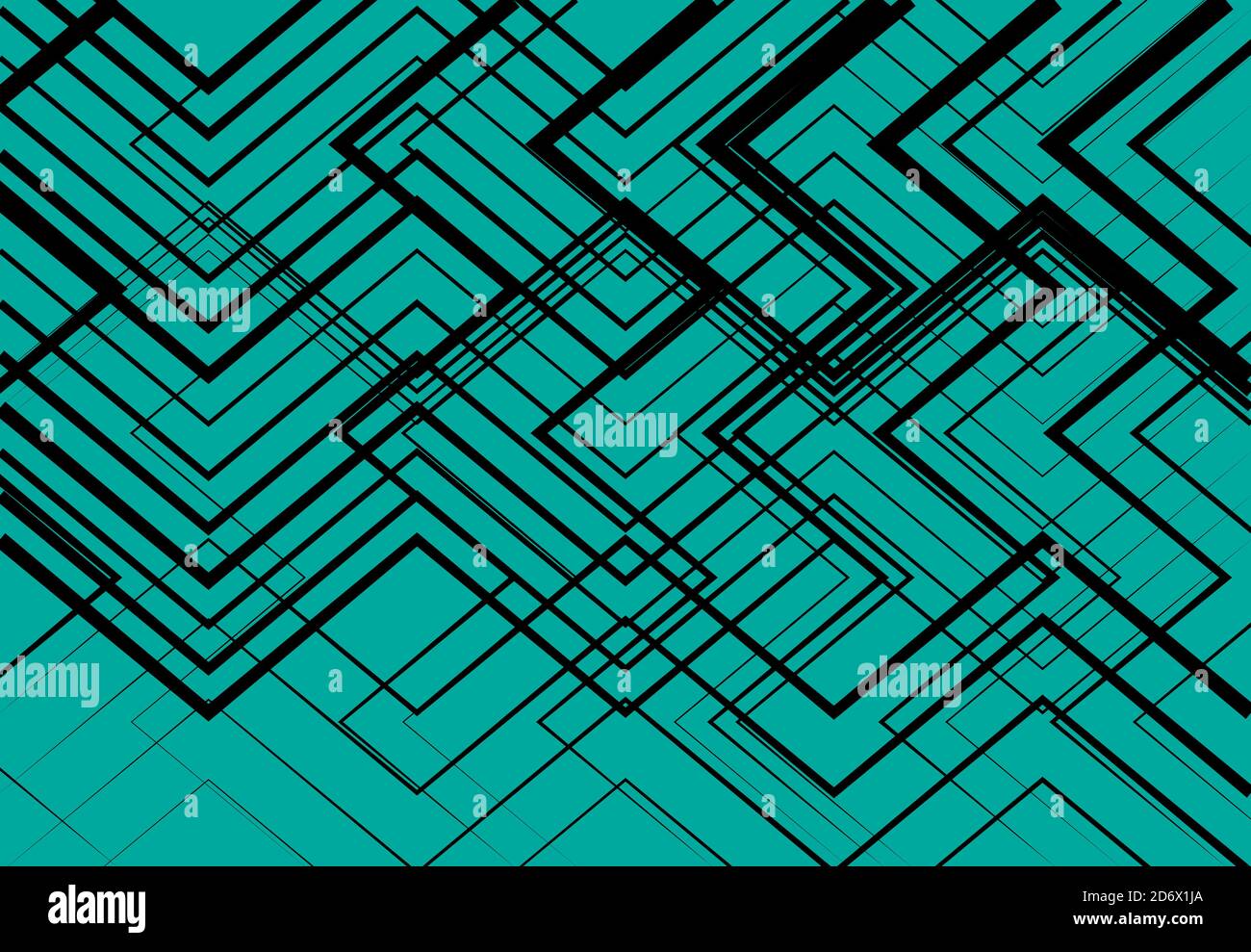 Geometric Structure Network Chaotic Jumble Of Straight Angular