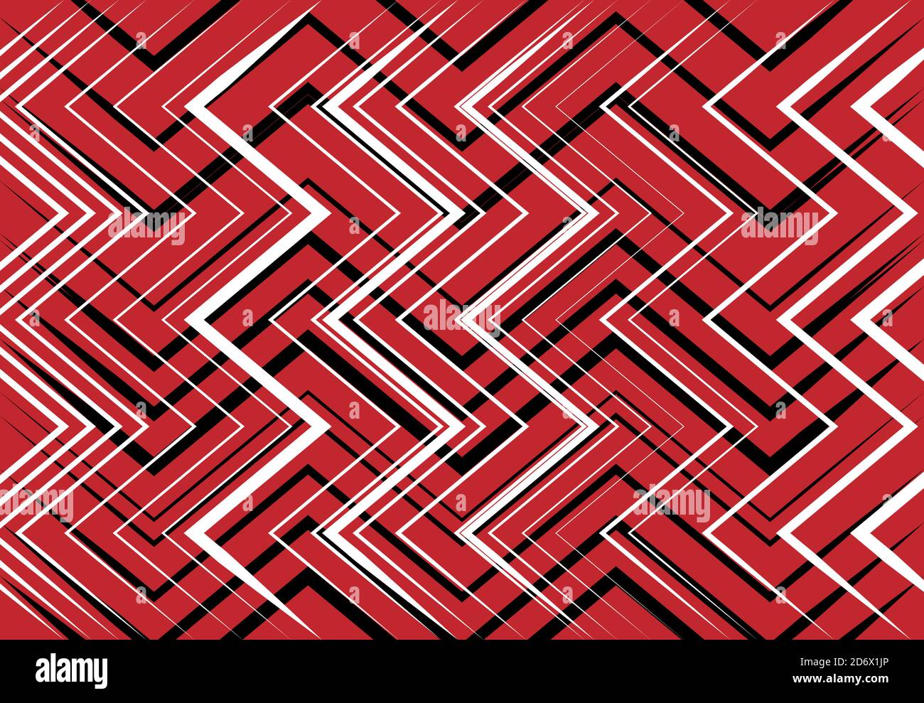 Geometric structure, network, chaotic jumble of straight, angular ...