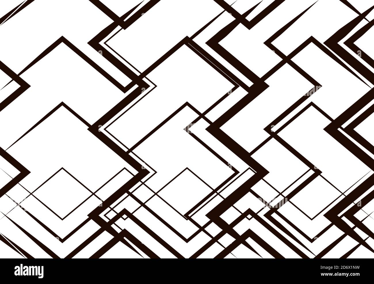 Geometric Structure Network Chaotic Jumble Of Straight Angular Intersecting Lines Abstract