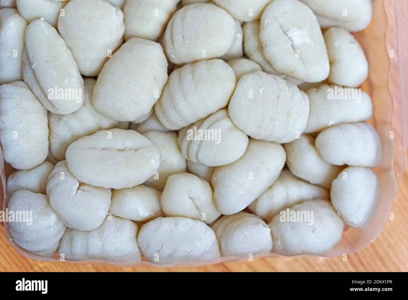 Bunch of gnocchi pasta Italian cuisine ingredient Stock Photo - Alamy