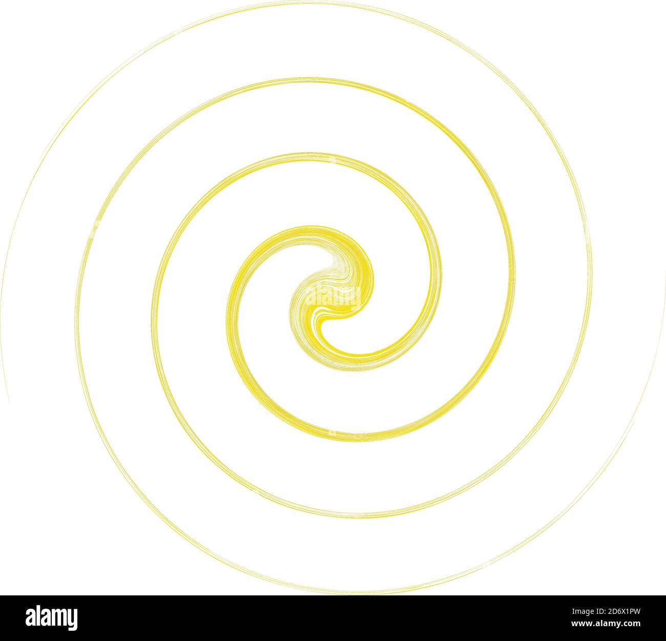 Curve rotated Volute, Helix shape. Colorful Spiral, swirl and twirl ...