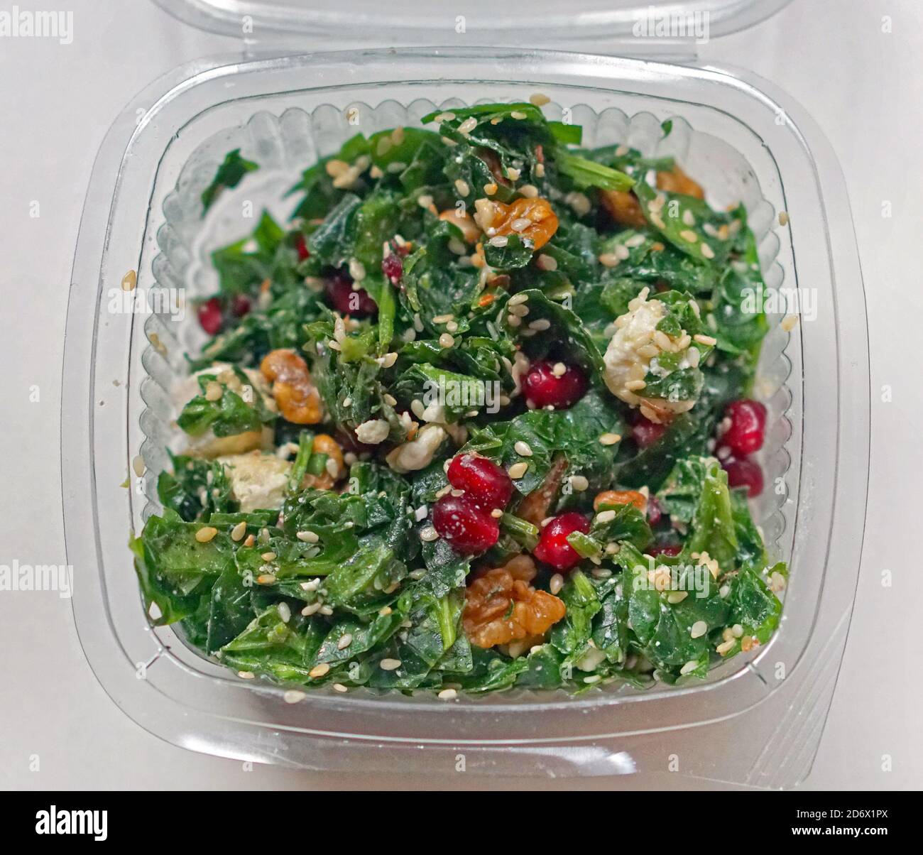 Healthy salad meal in take away box Stock Photo - Alamy