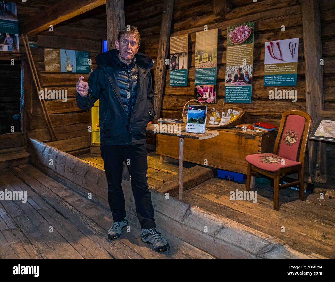 In the museum of customs of the historic saffron village of Mund in ...