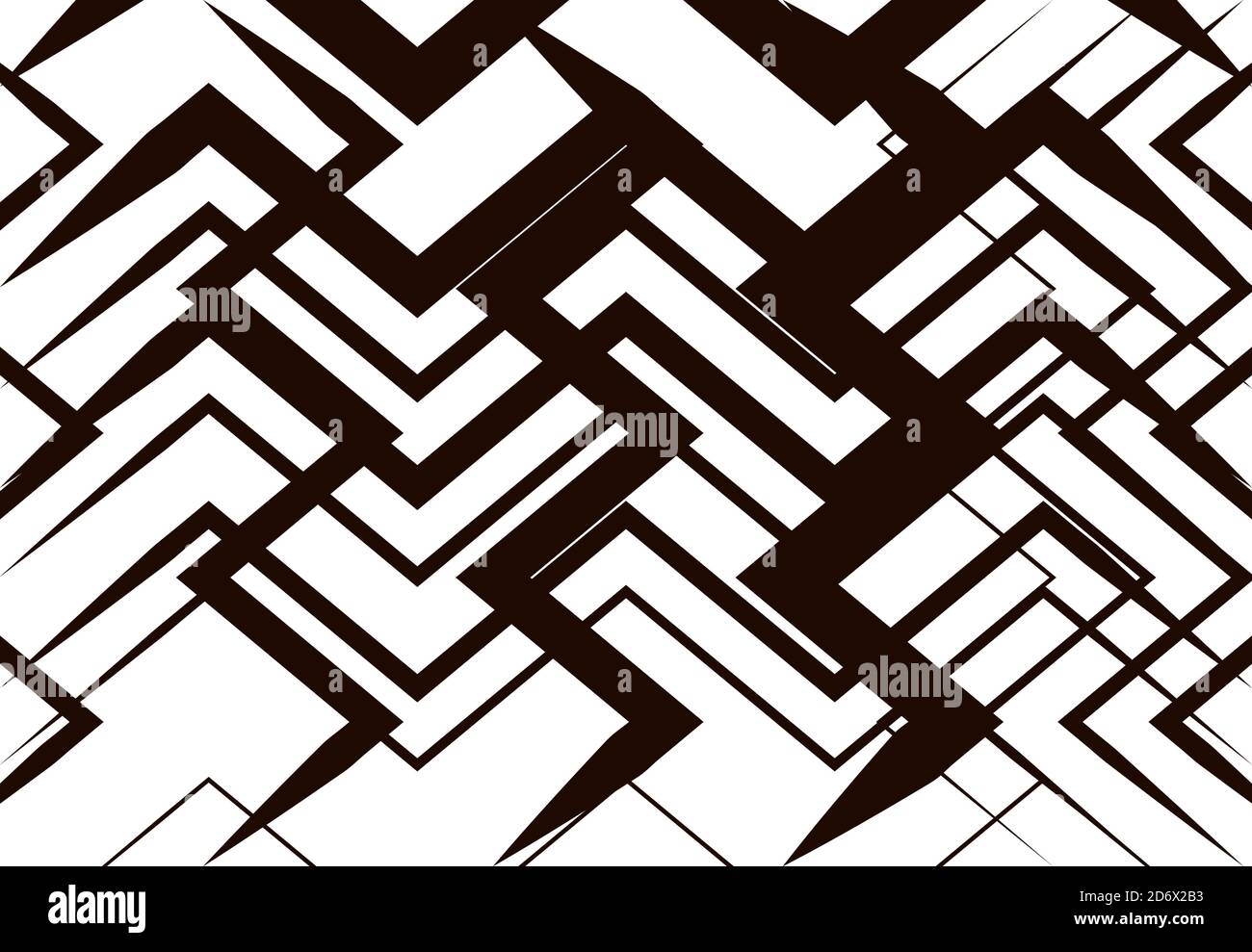 Geometric Structure Network Chaotic Jumble Of Straight Angular Intersecting Lines Abstract