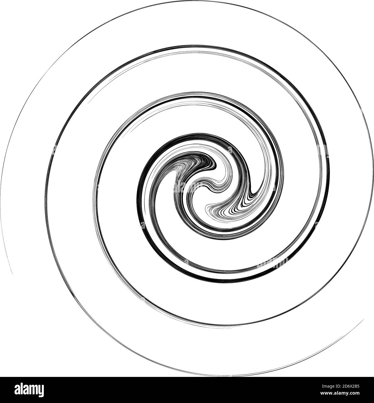 Curve rotated Volute, Helix shape. Spiral, swirl and twirl design ... Curve rotated Volute, Helix shape. Spiral, swirl and twirl design ...