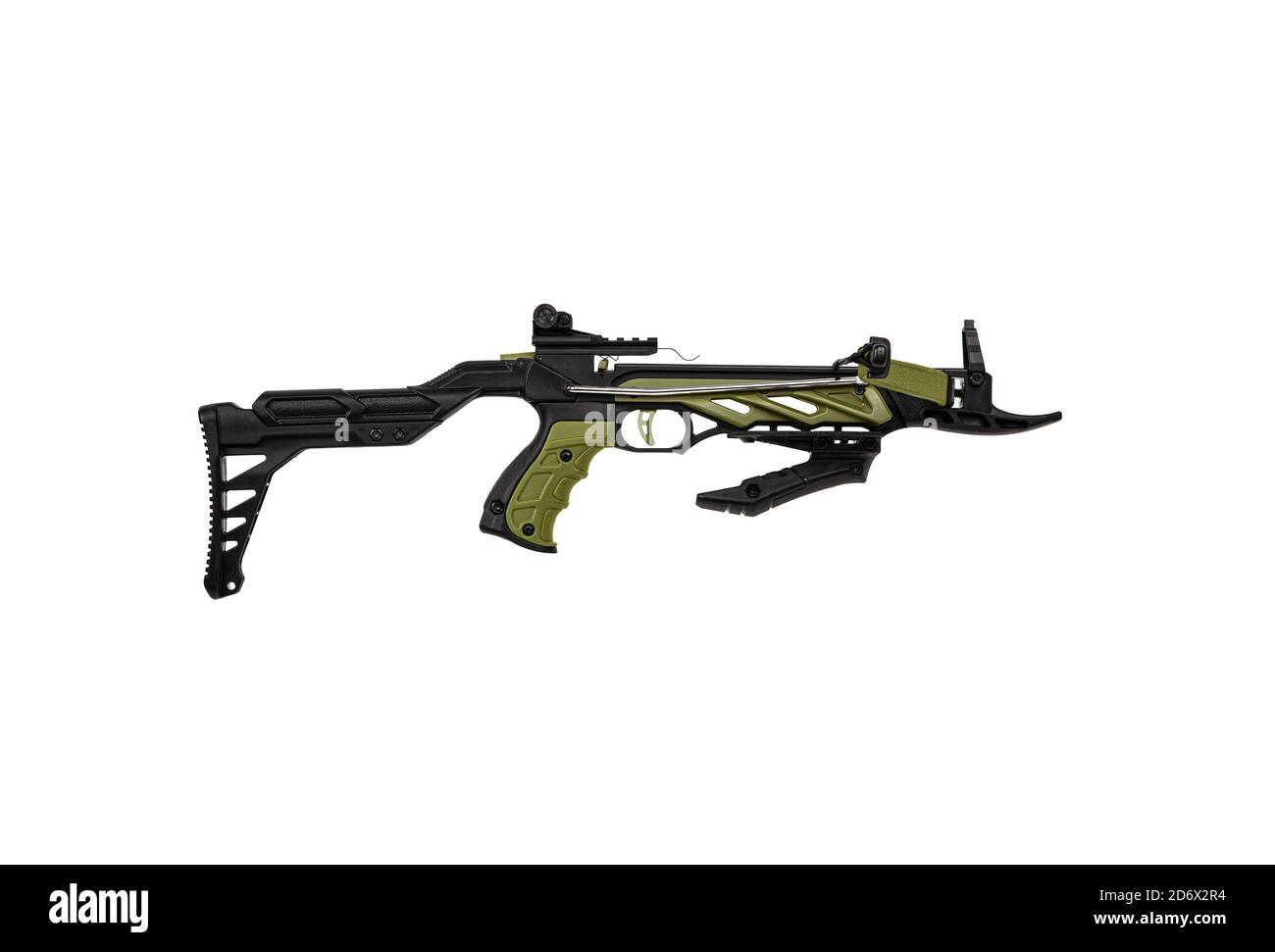 Modern crossbow isolate on a white background. Quiet weapon for hunting ...
