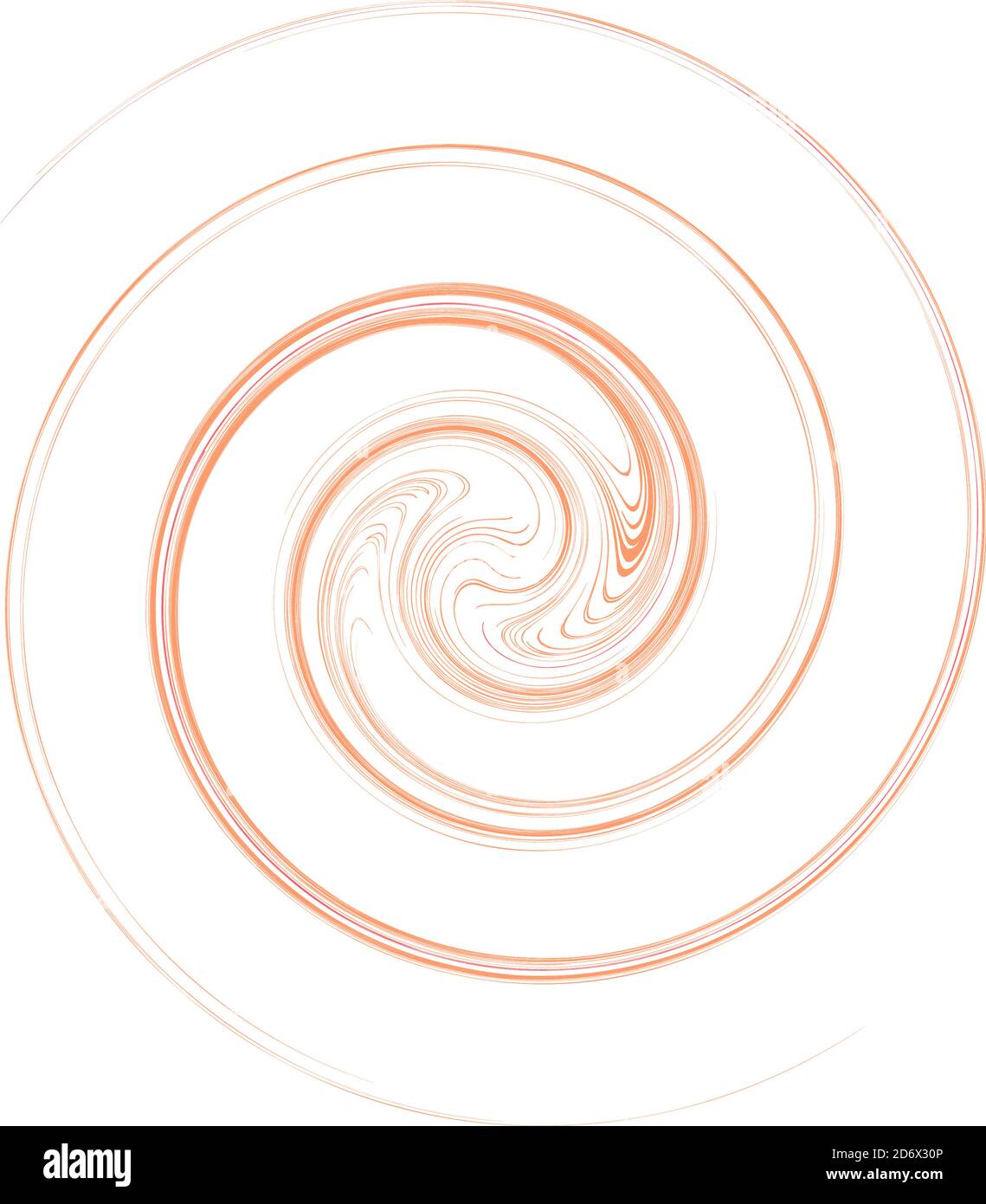 Curve rotated Volute, Helix shape. Colorful Spiral, swirl and twirl ...