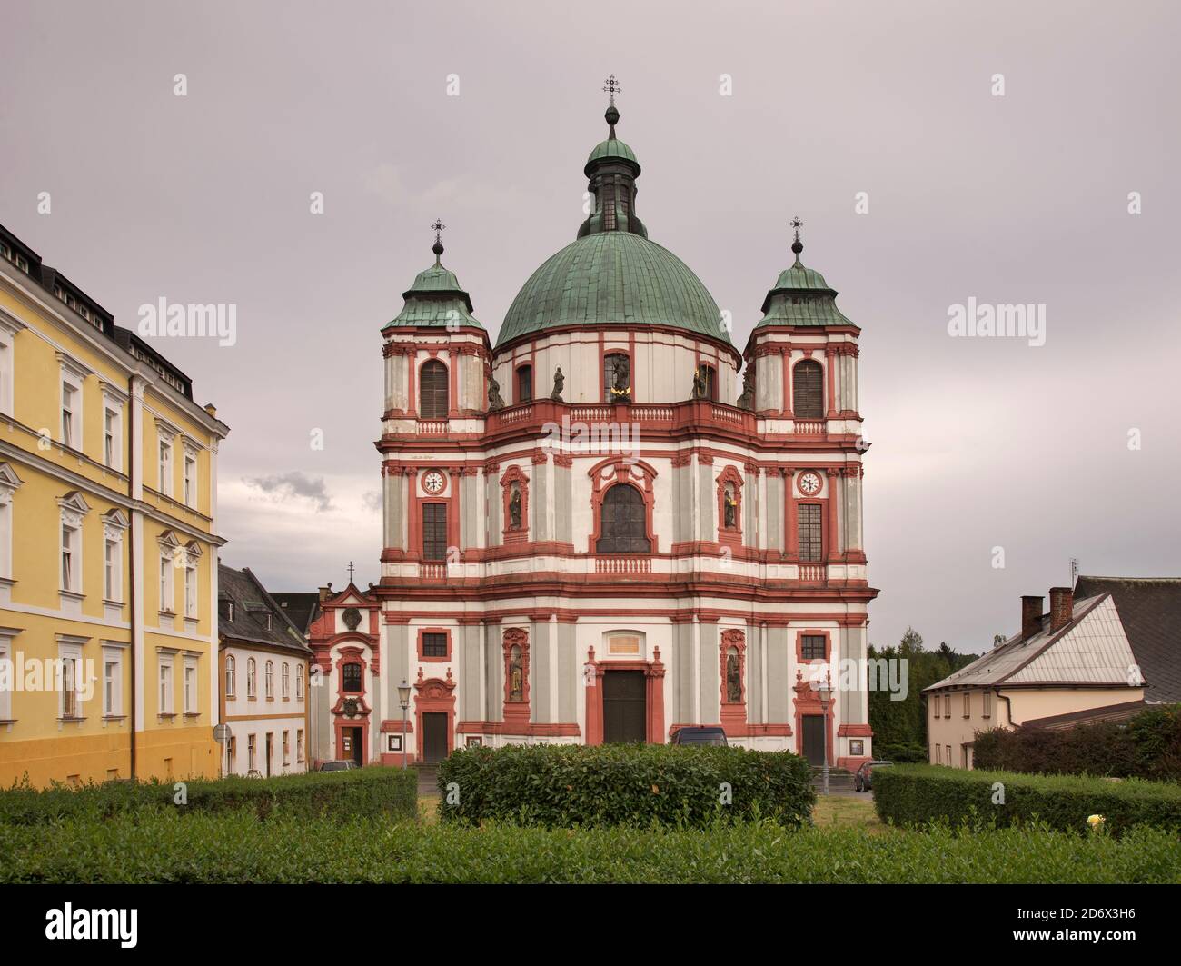 Basilica of Saint Lawrence in Jablonne v Podjestedi. Czech Republic ...