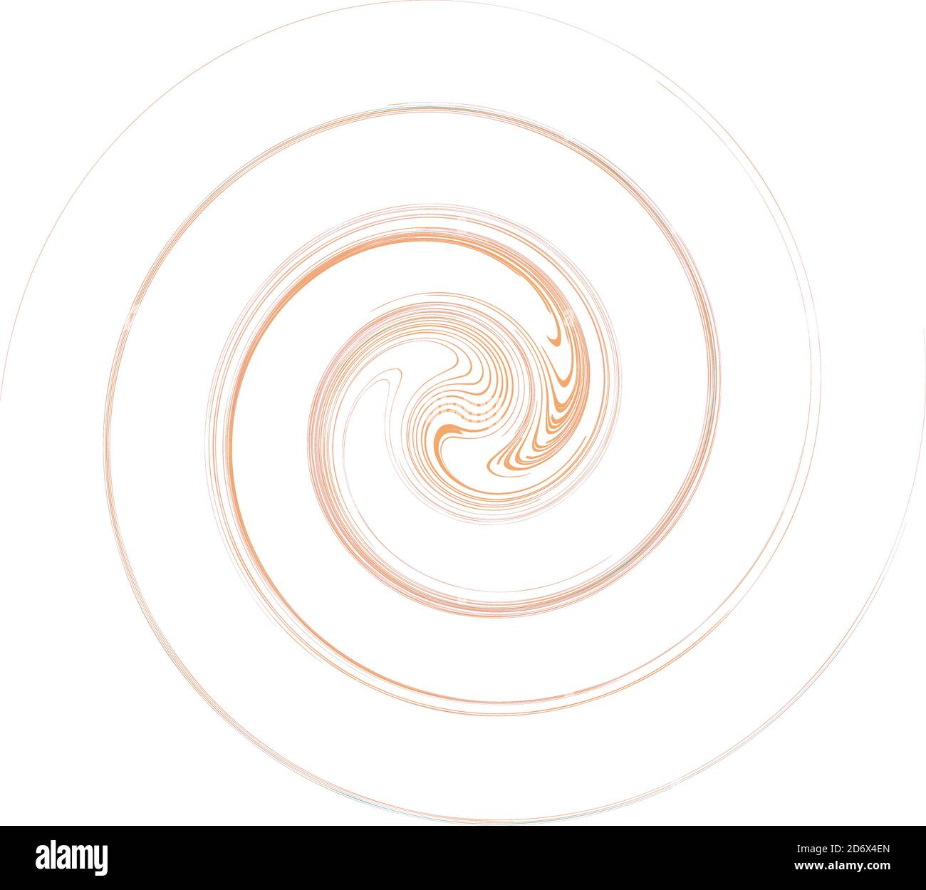 Curve rotated Volute, Helix shape. Colorful Spiral, swirl and twirl ...