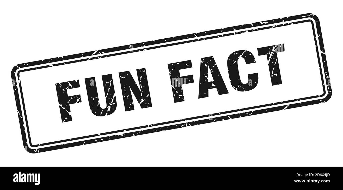 fun fact stamp. square grunge sign isolated on white background Stock ...