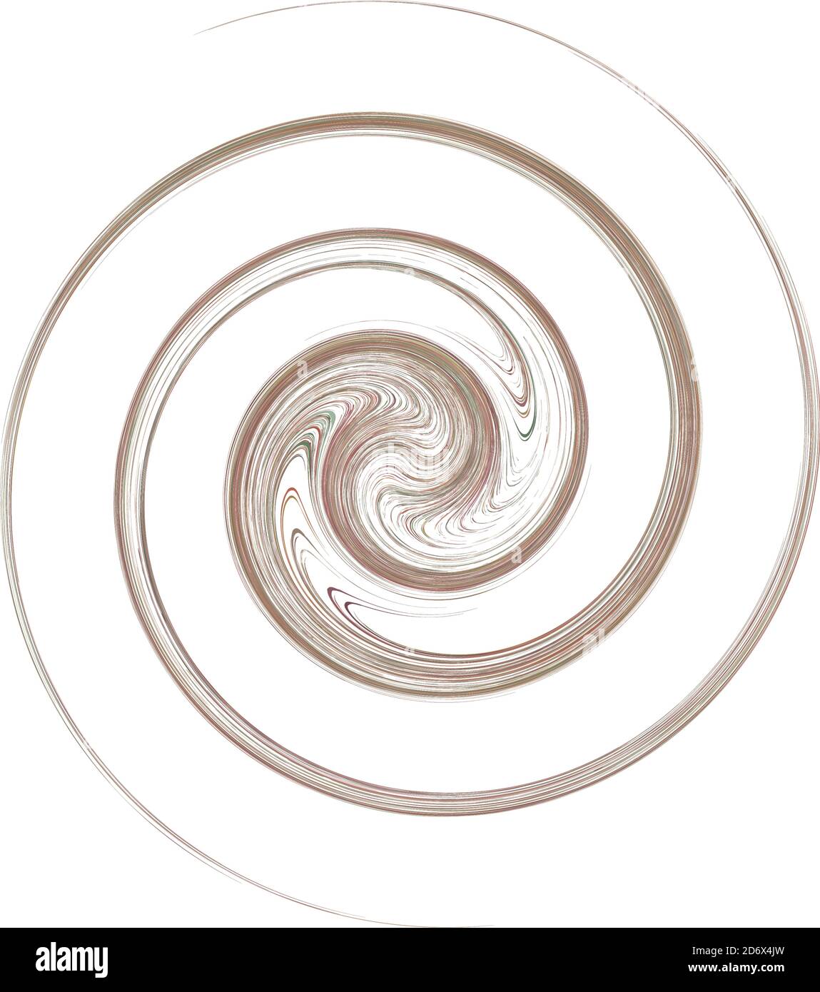 Curve rotated Volute, Helix shape. Colorful Spiral, swirl and twirl ...