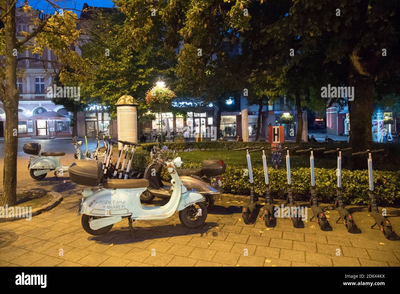 Electric scooter in Sopot, Poland. October 3rd 2020 © Wojciech Strozyk ...