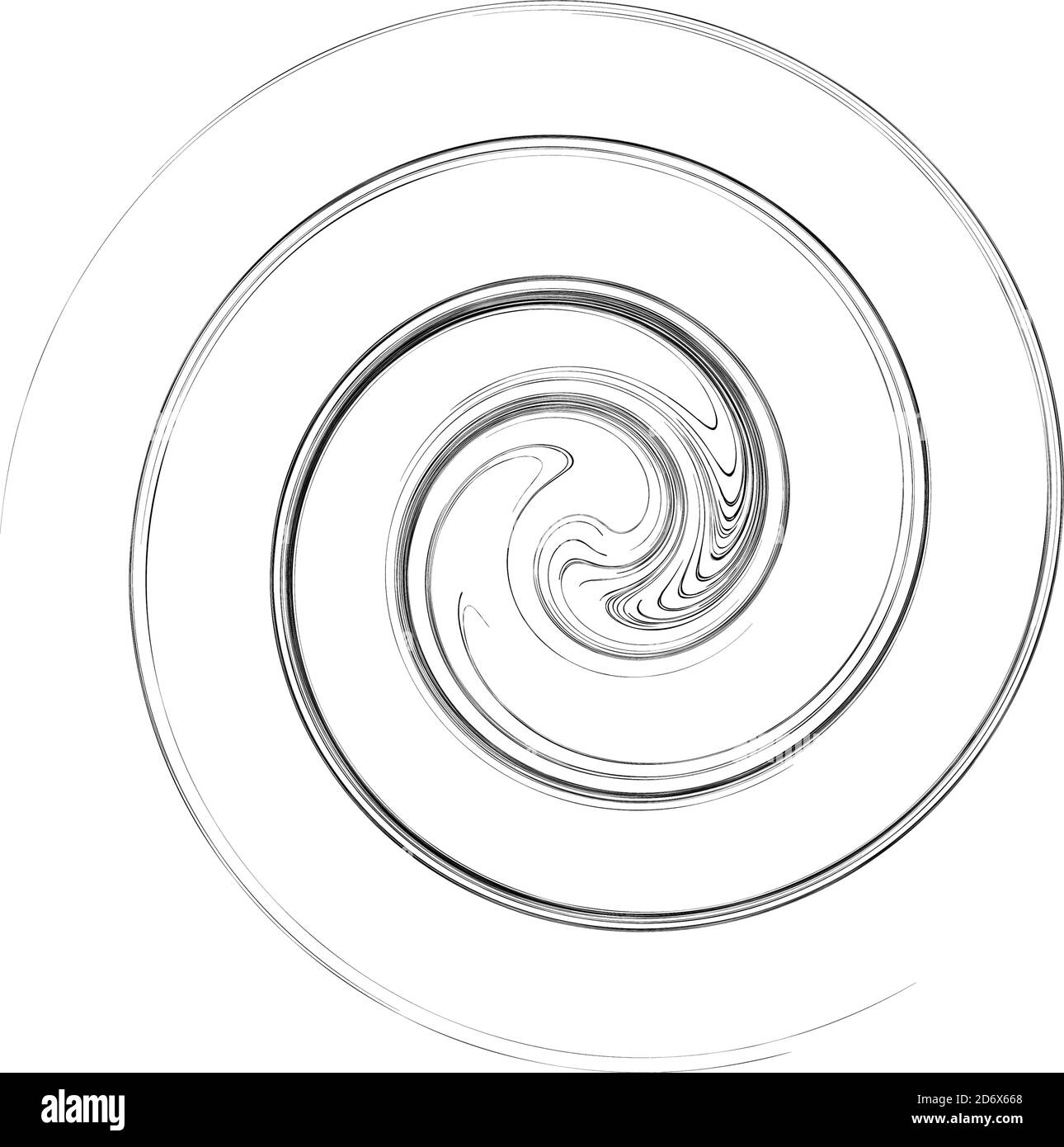 Curve rotated Volute, Helix shape. Spiral, swirl and twirl design ... Curve rotated Volute, Helix shape. Spiral, swirl and twirl design ...