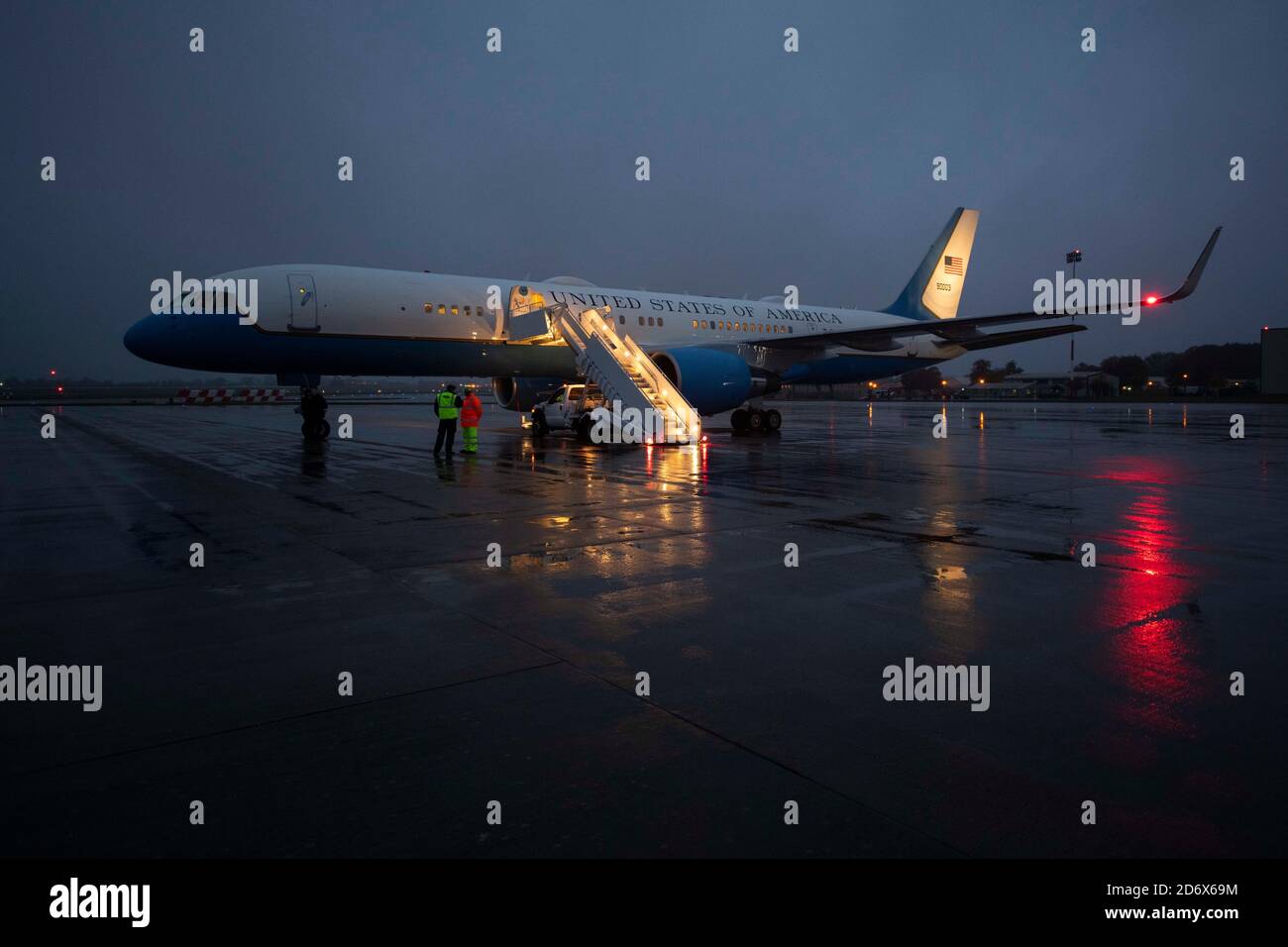 Deputy Secretary of Defense David L. Norquist prepares to depart RAF ...
