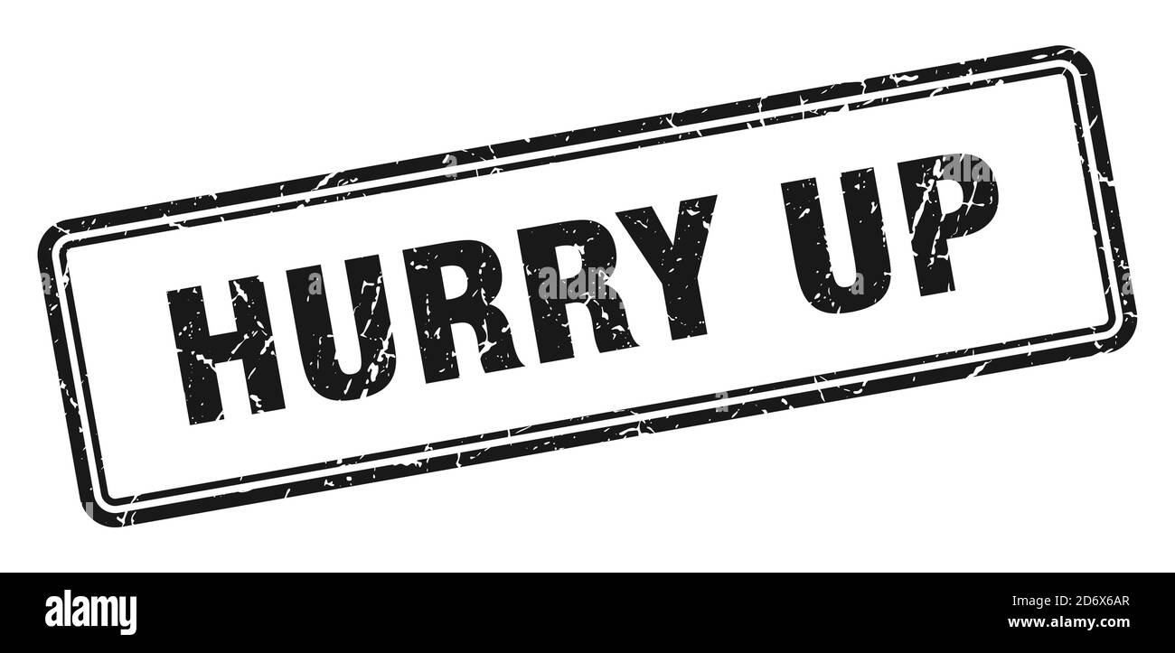 Hurry up seal hi-res stock photography and images - Alamy